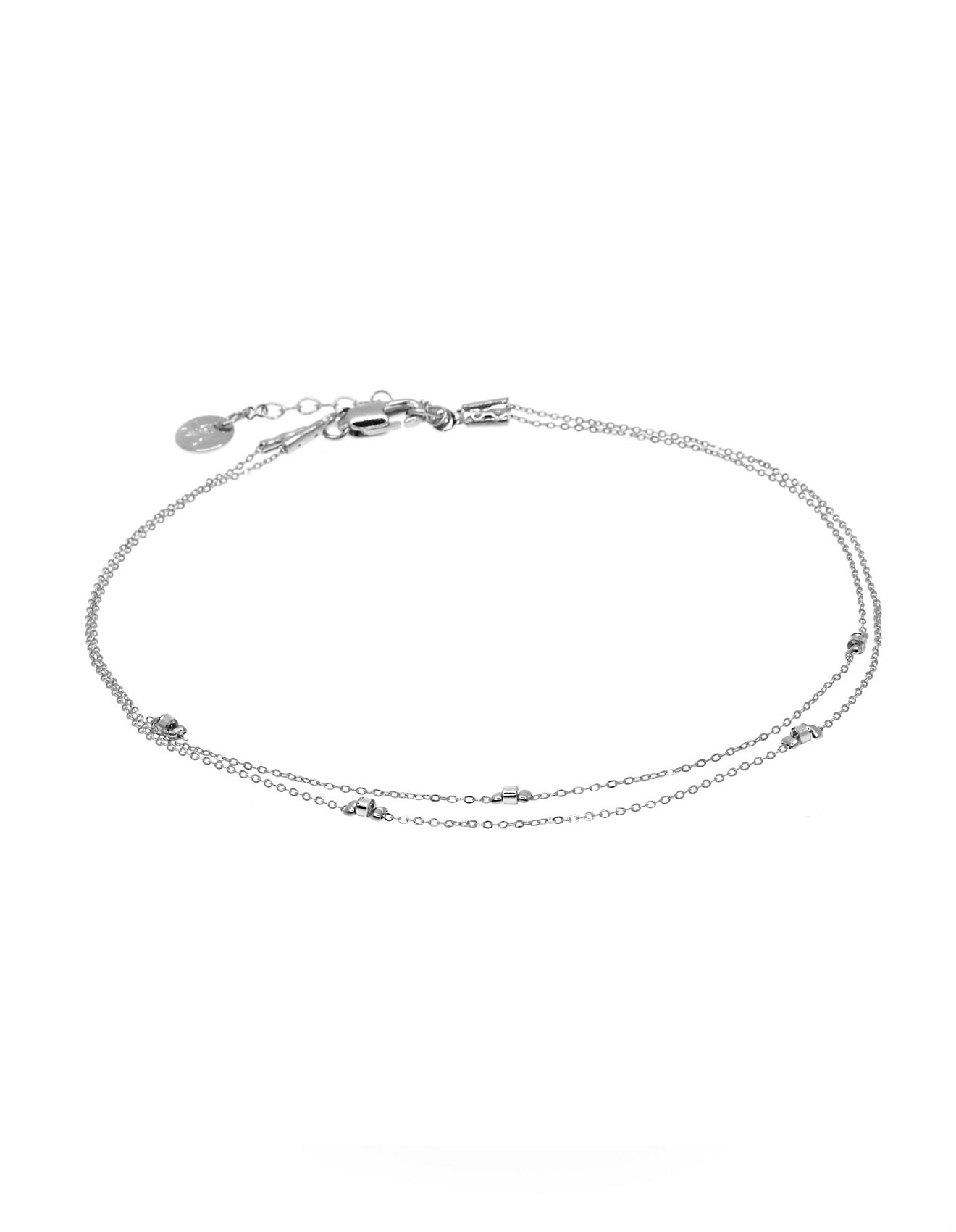 Dear Addison Footprints Anklet | David Jones