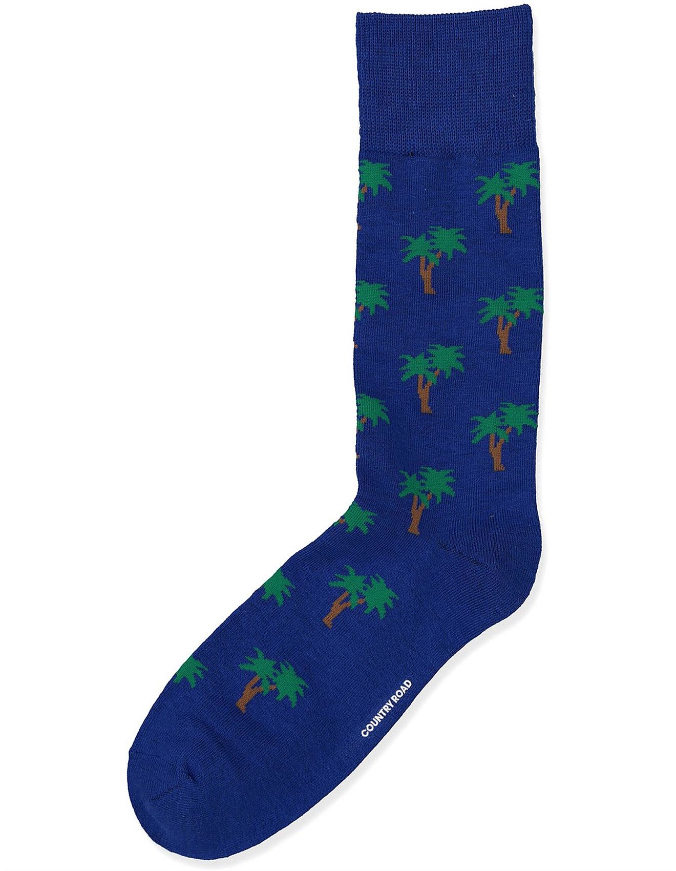 Country Road Palm Tree Socks | David Jones
