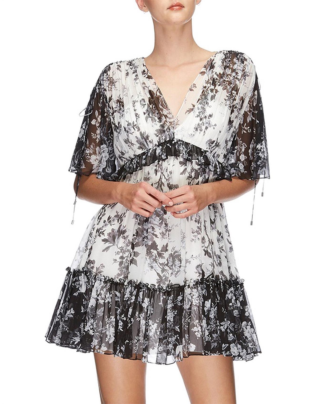 Lover Midsummer Silk Mini Dress | David Jones