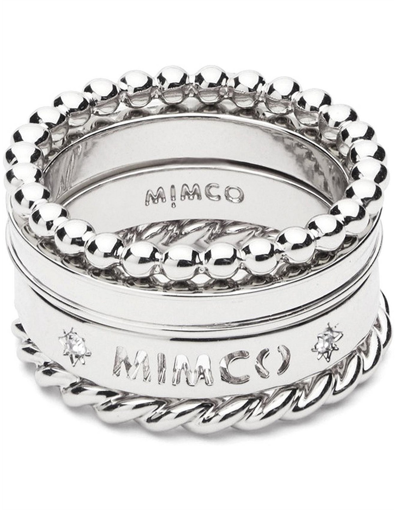 Mimco Stellar Ring Stack | David Jones