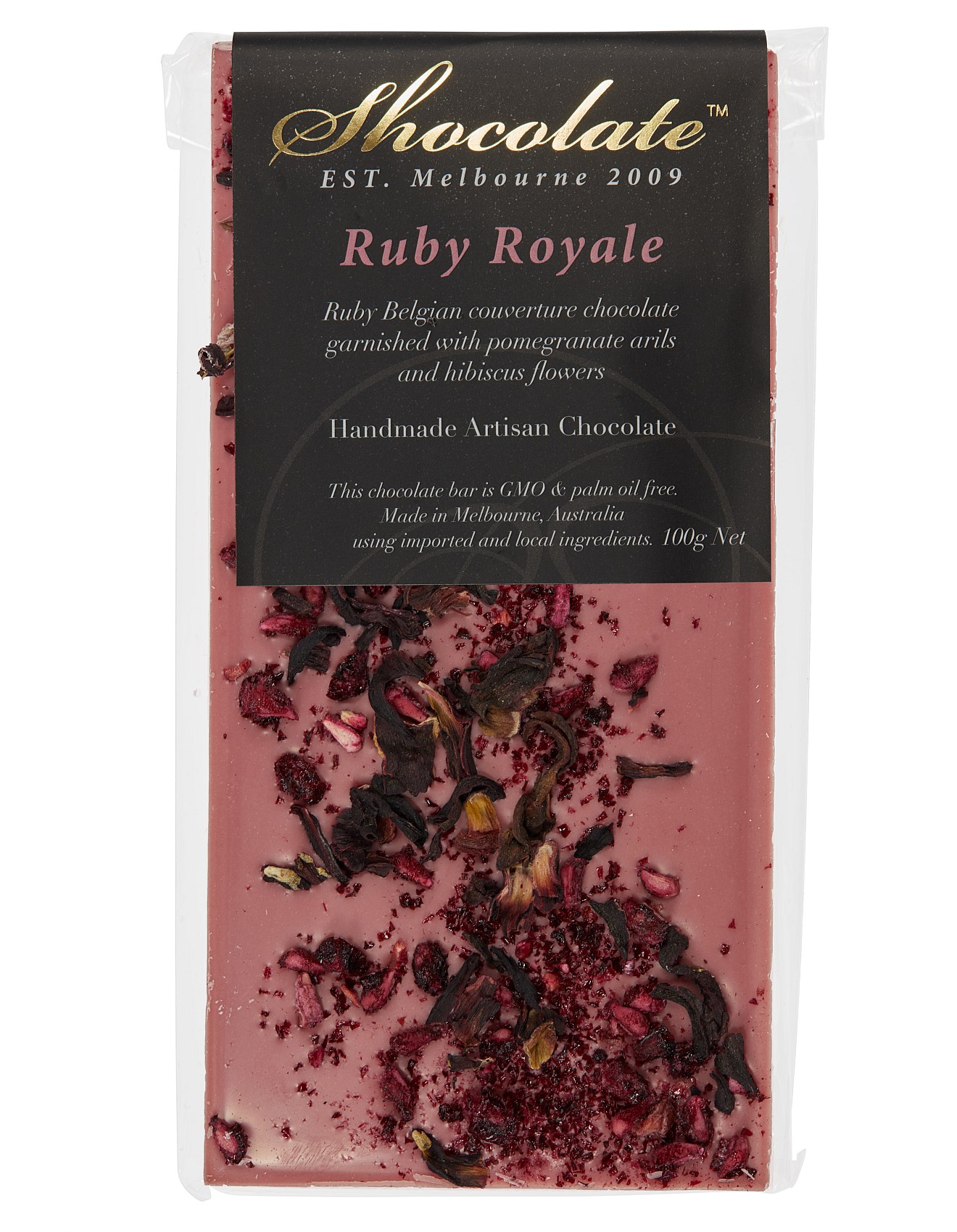 Shocolate Ruby Royale Bar 100g | David Jones