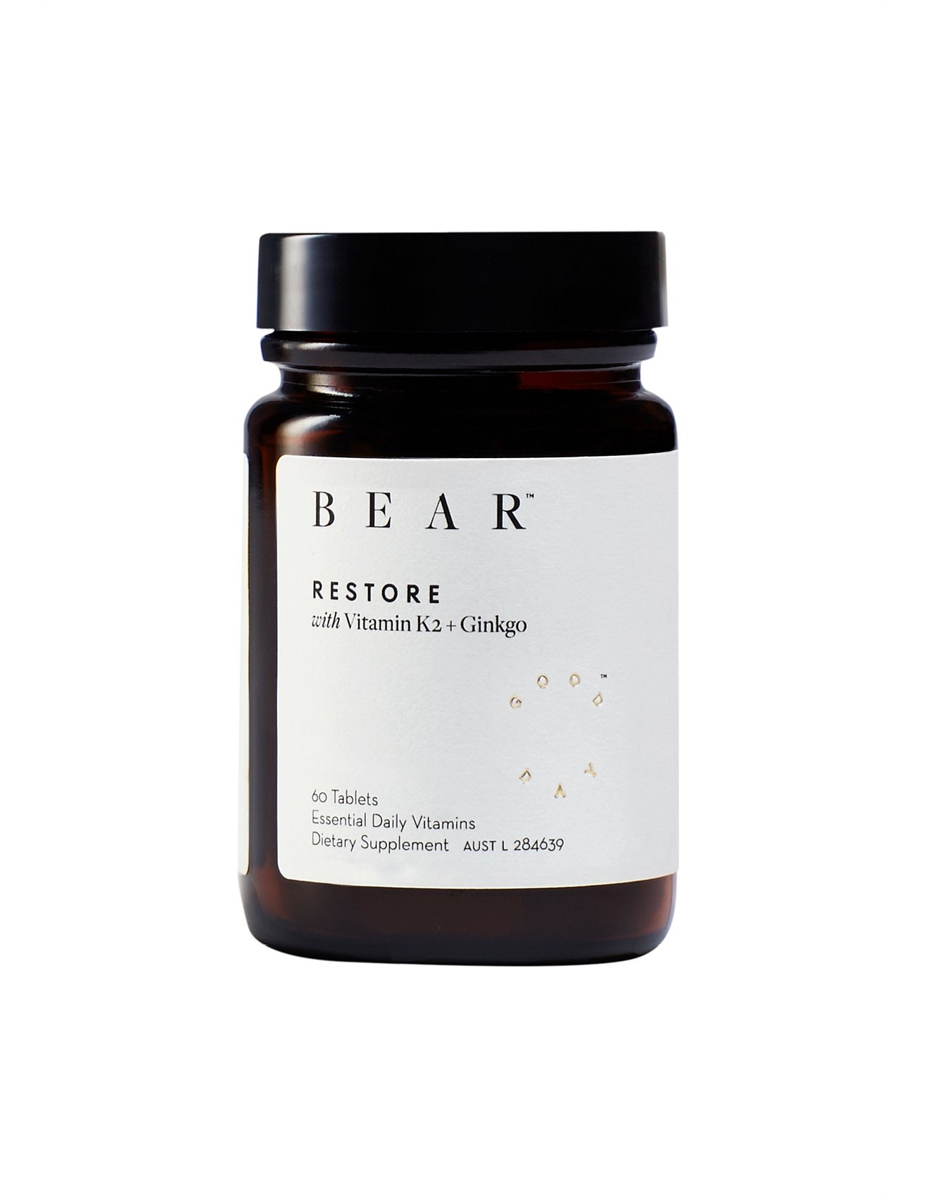 Bear Bear Essential Daily Vitamins -Restore | David Jones