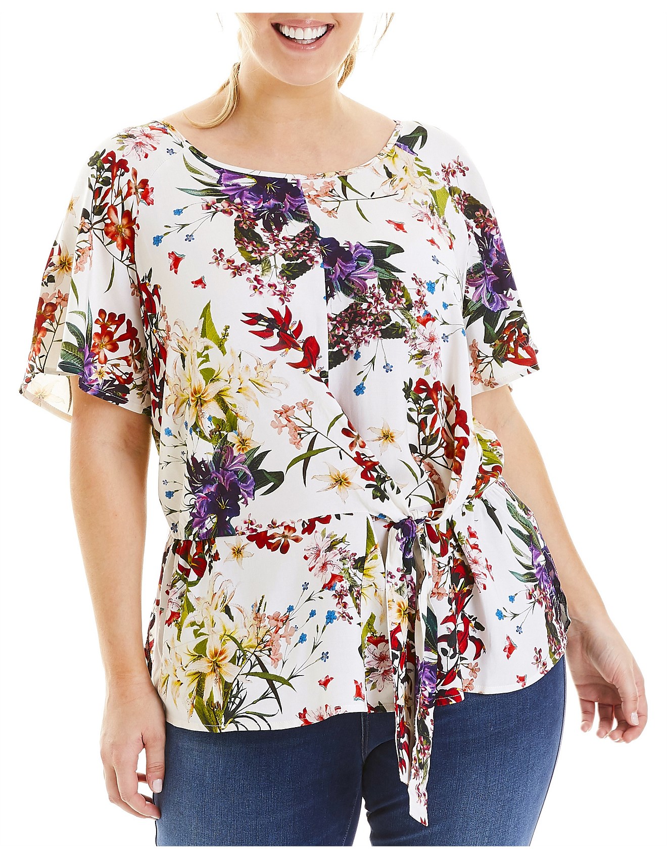 Estelle Bright Oasis Top | David Jones
