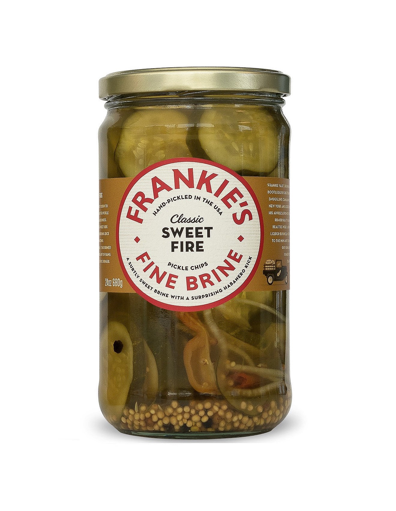 Frankies Frankies Fine Brine Sweet Fire Pickle 680g | David Jones
