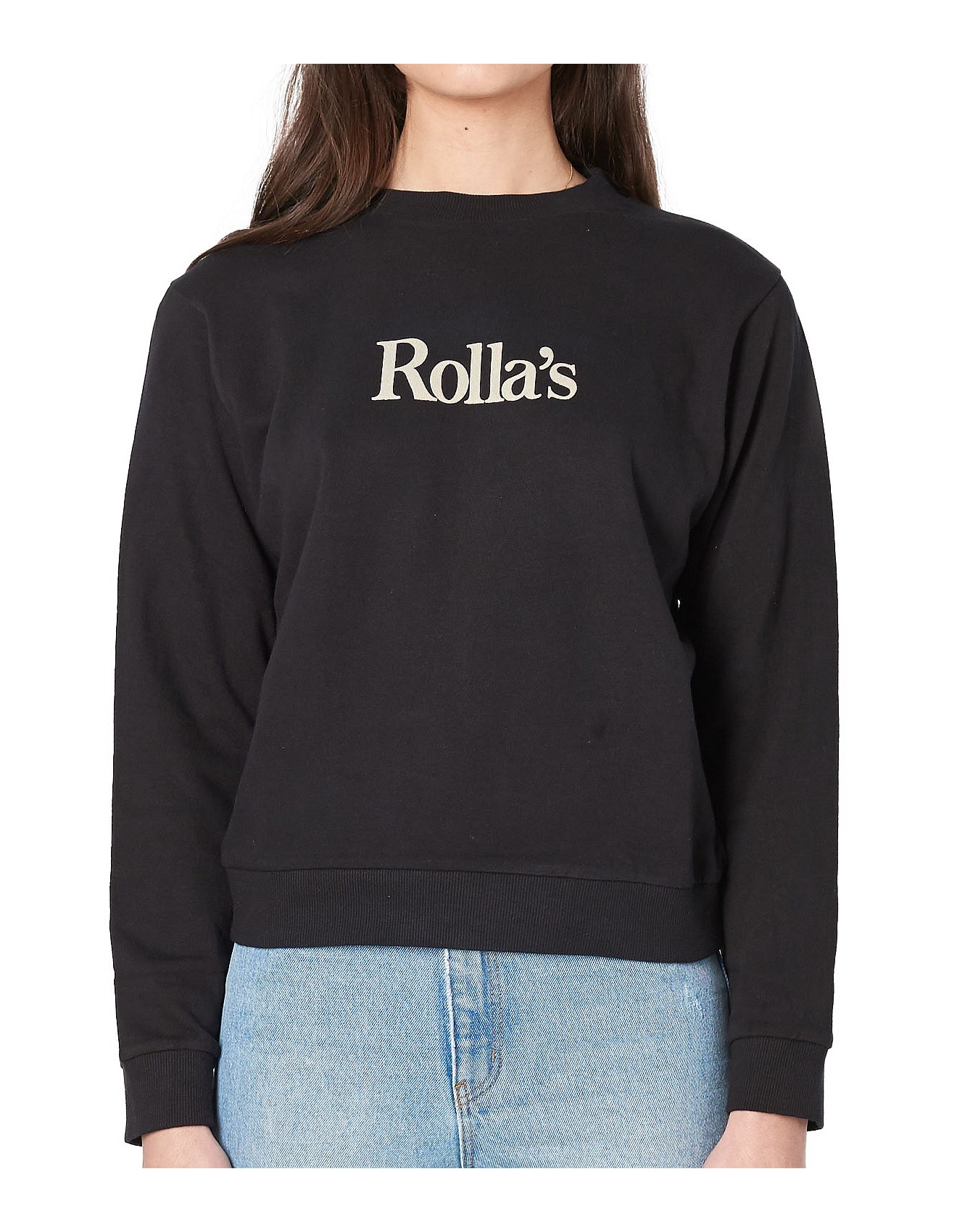 Rollas Golden Logo Sweater | David Jones