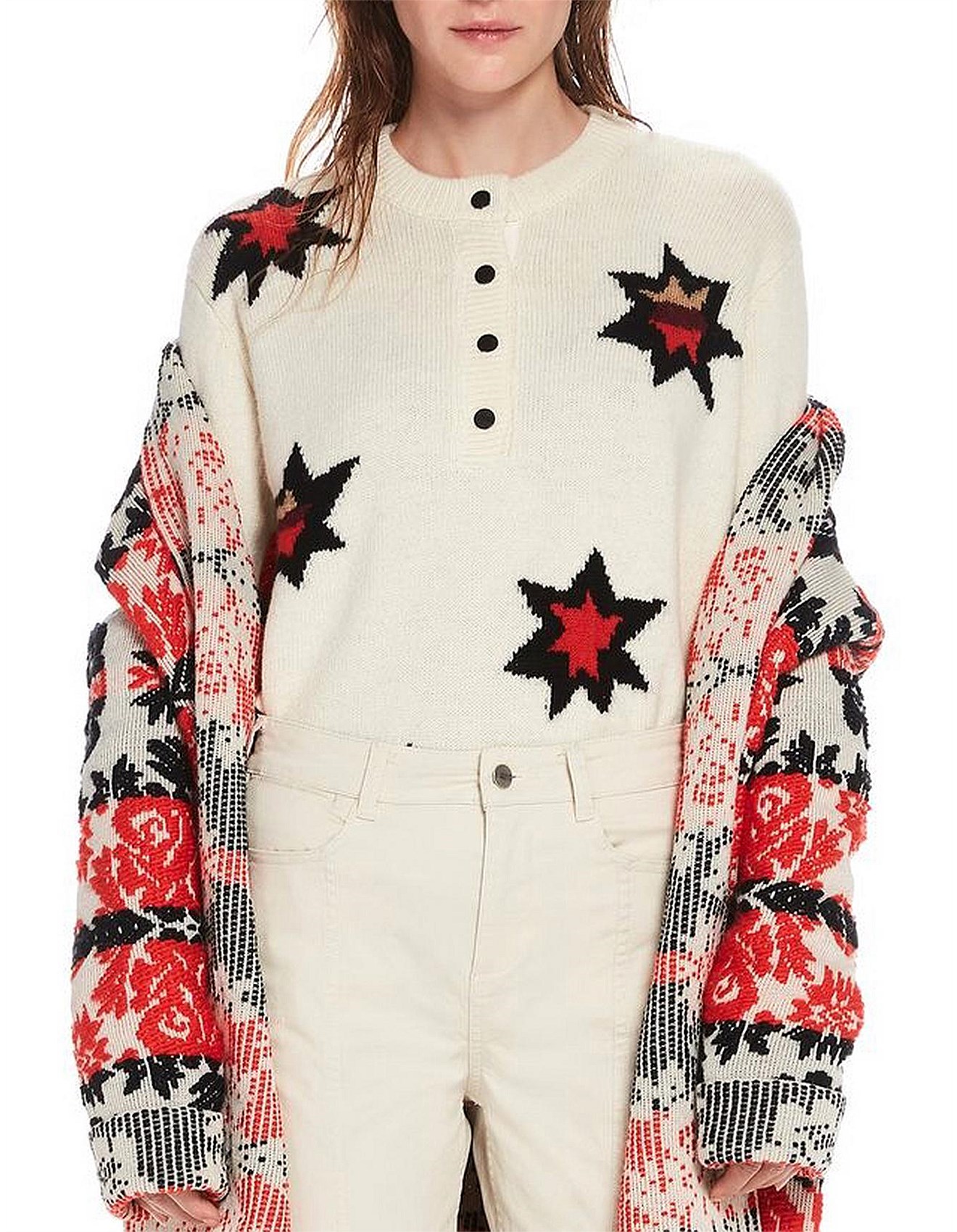 Scotch & Soda Knitted Pull With Stars | David Jones