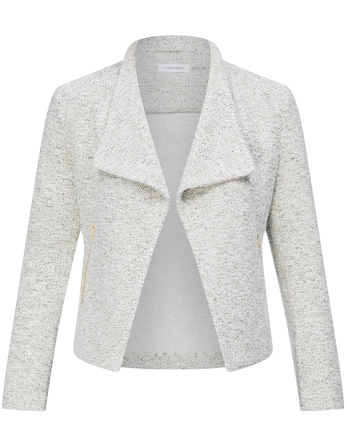 Calvin Klein Nubby Tweed Flyaway | David Jones