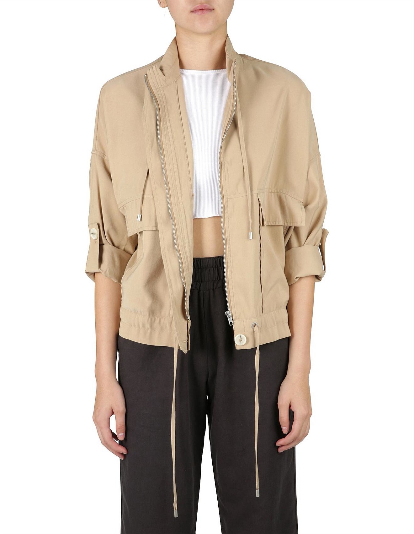 Nude Lucy Stella Utility Jacket | David Jones