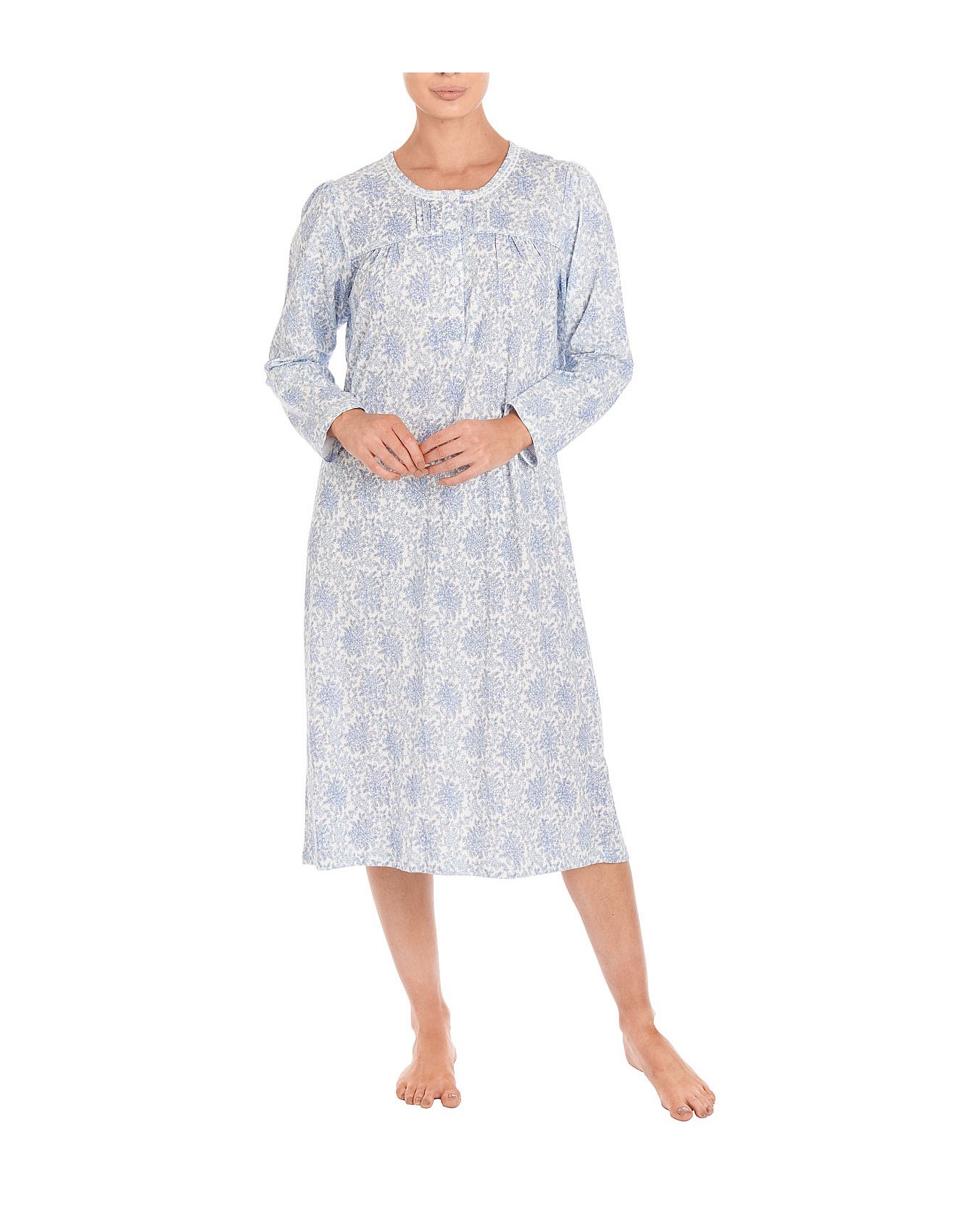 Givoni Bettina Midlength Button Nightie | David Jones