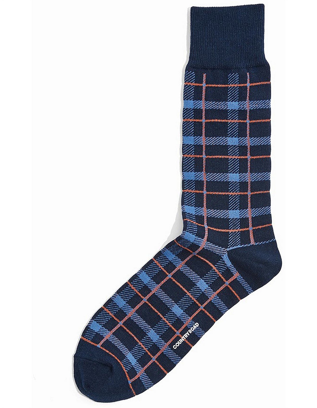 Country Road Check Socks | David Jones