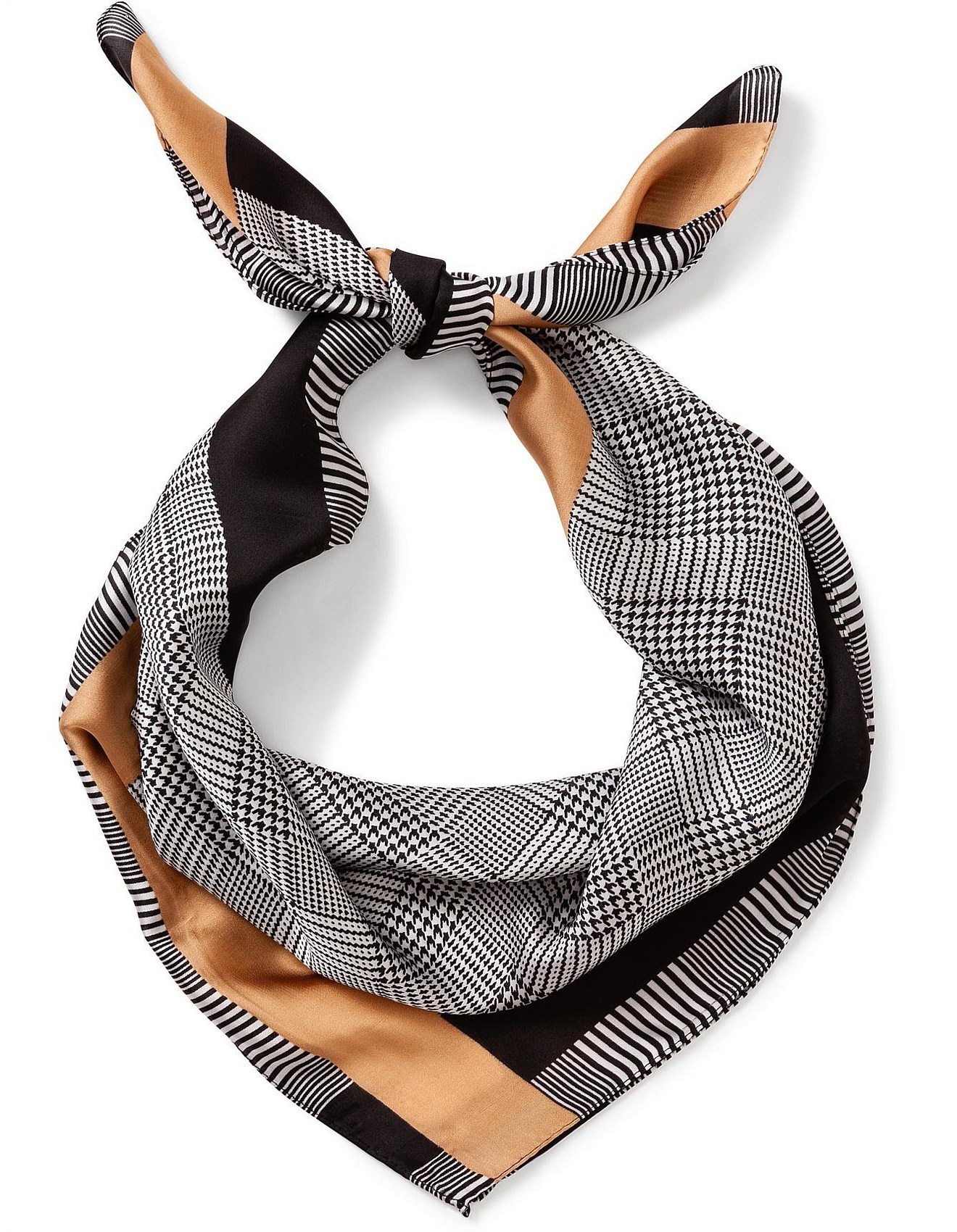 Gregory Ladner Plaid Neckerchief | David Jones
