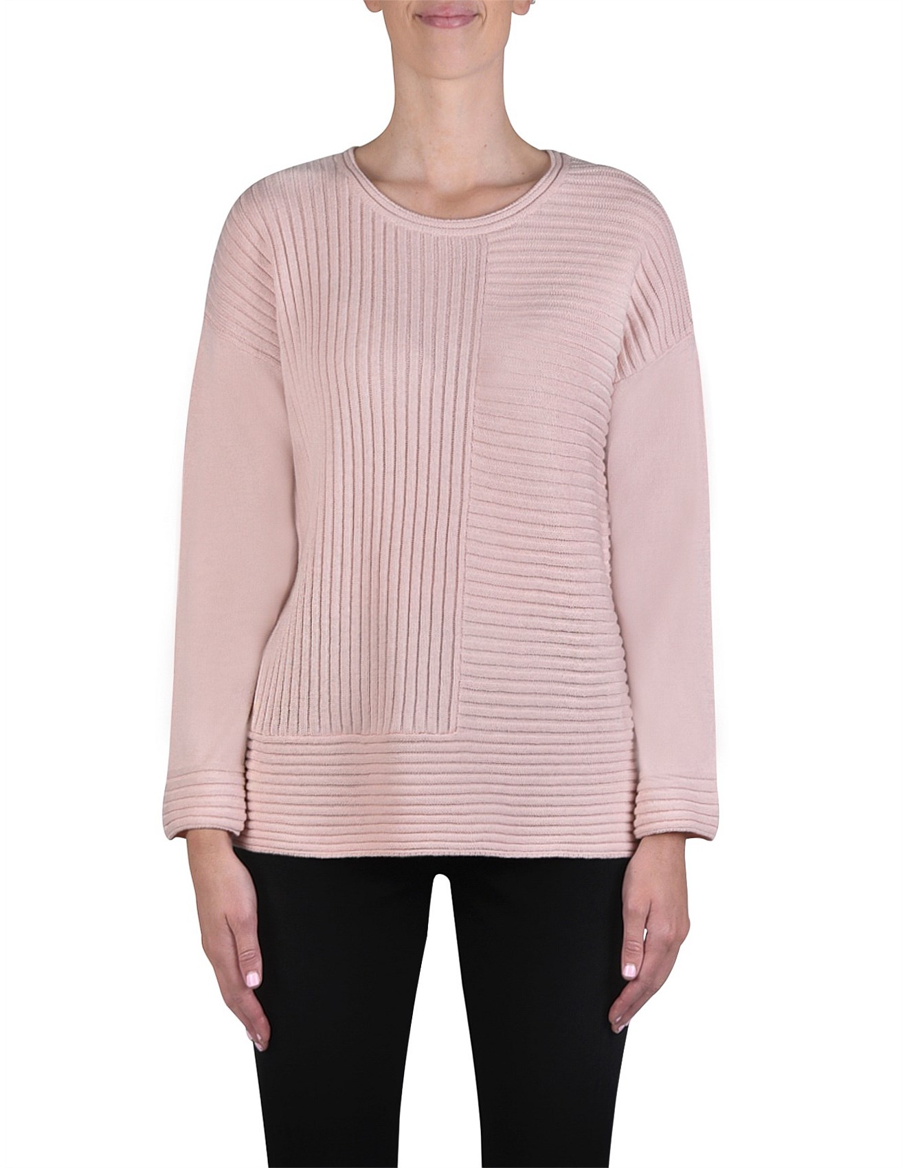 Jump Rib Detail Pullover | David Jones