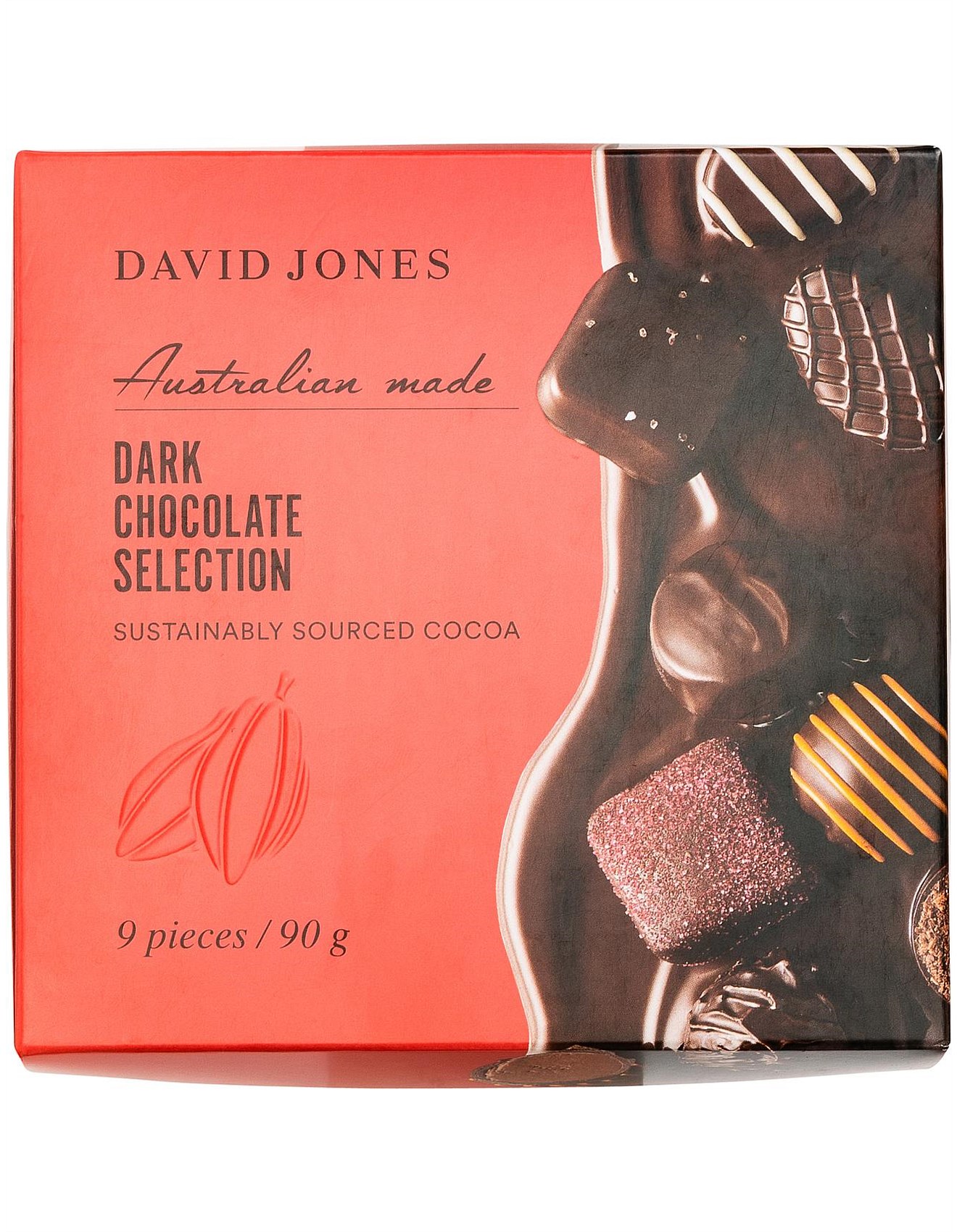 David Jones Dark Chocolate Selection 90g | David Jones