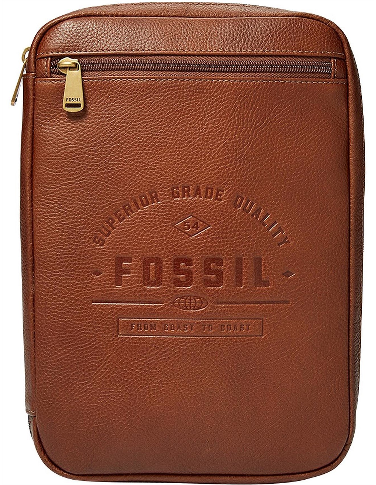 Fossil Leather Tech Pouch | David Jones
