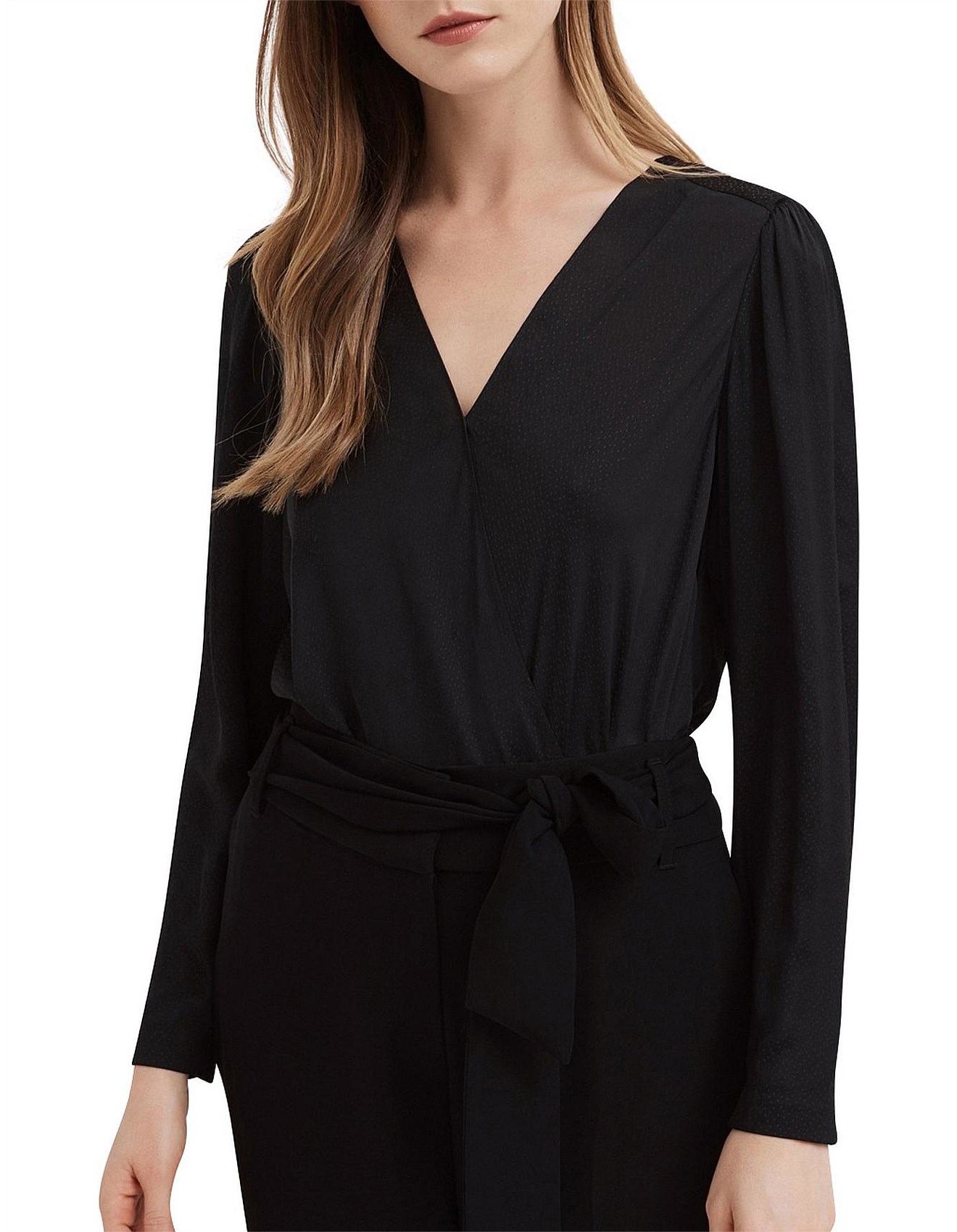 Witchery Drape Front Blouse | David Jones