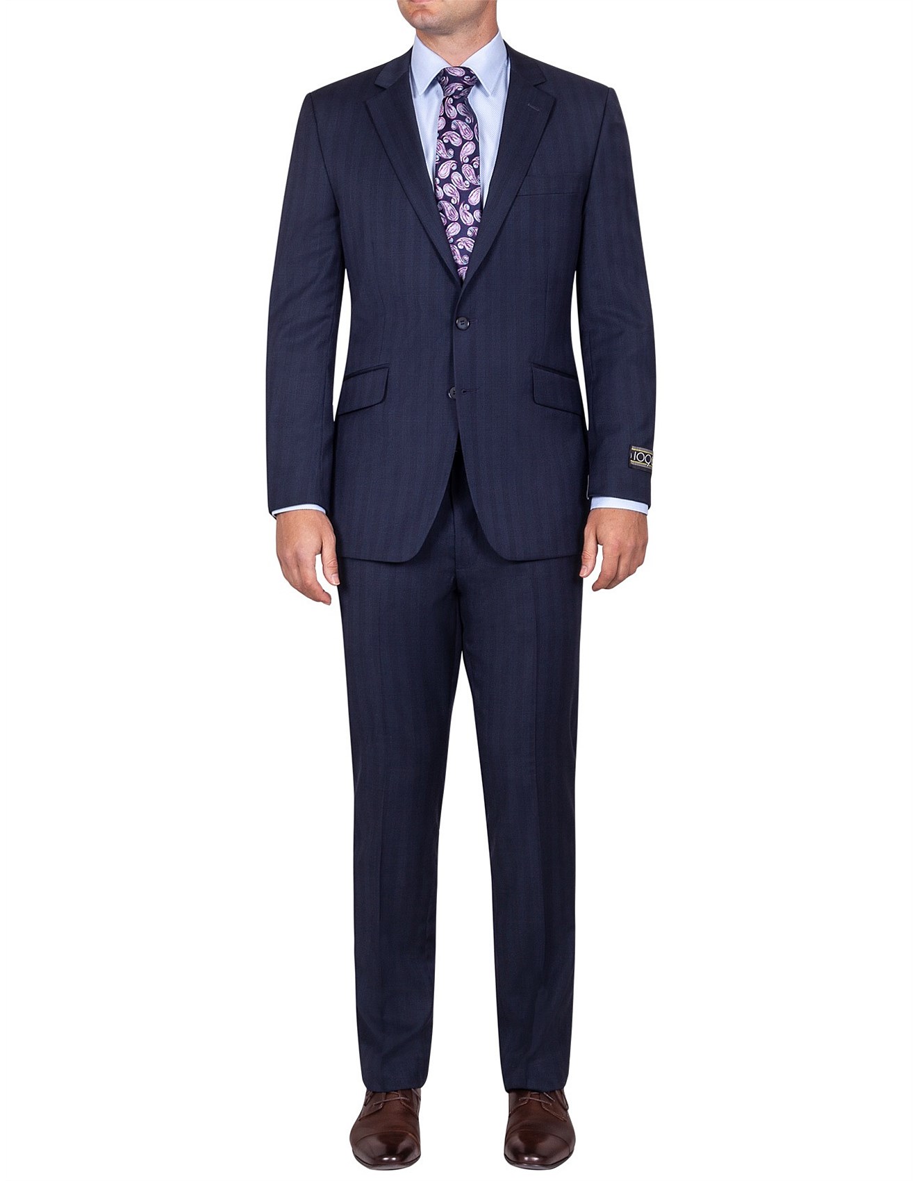 Anthony Squires Helios Suit -Navy | David Jones