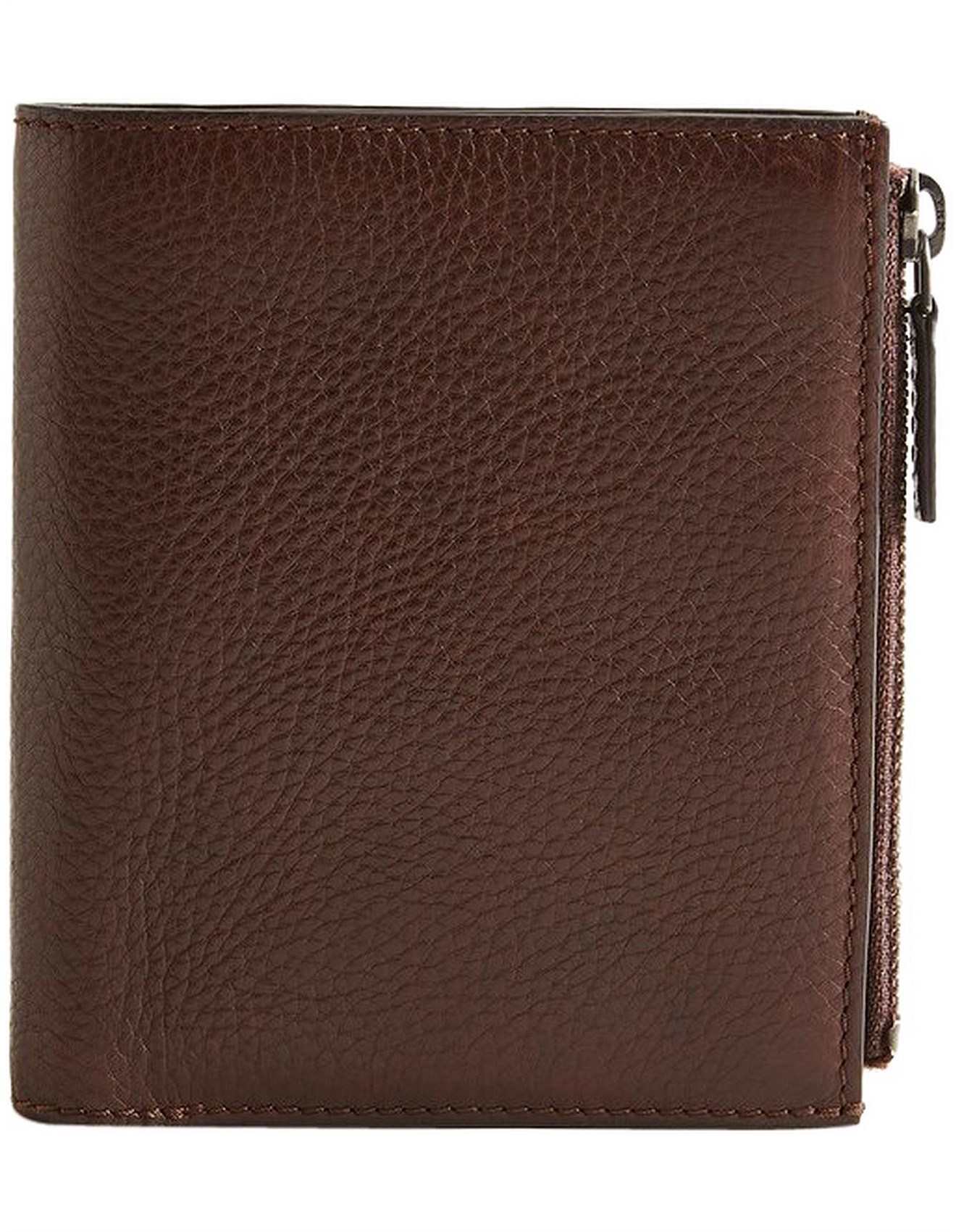 Trenery Passport Pebble Leather Wallet | David Jones