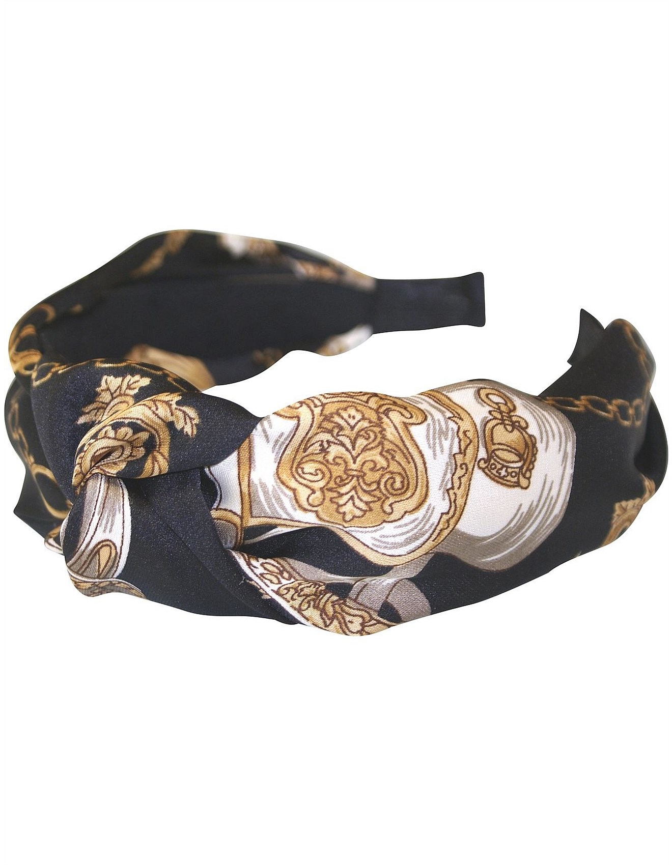 Hepburn & Co Equestrian Turban Knot Alice Band | David Jones