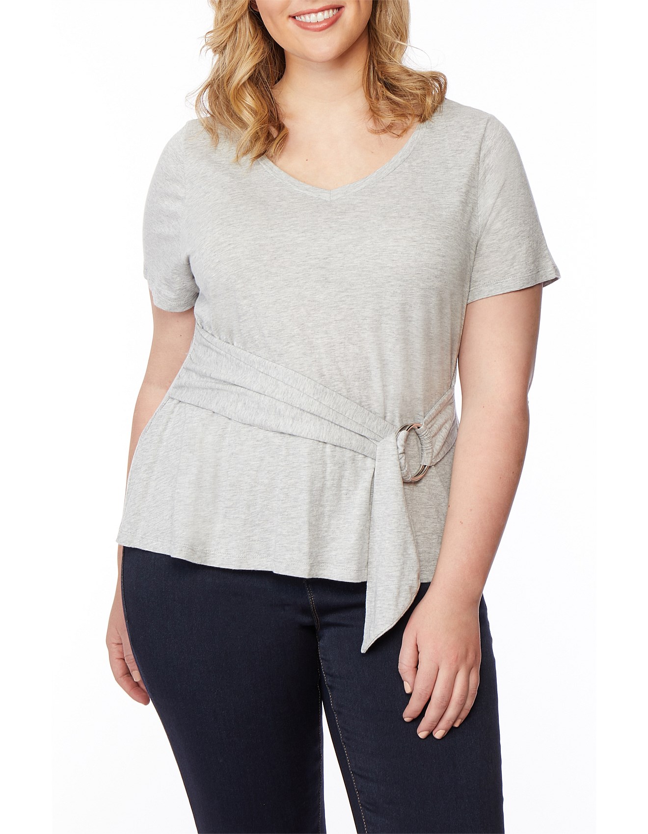 Women's Short Sleeved Tops | Short Sleeved Shirts | David Jones - O ...