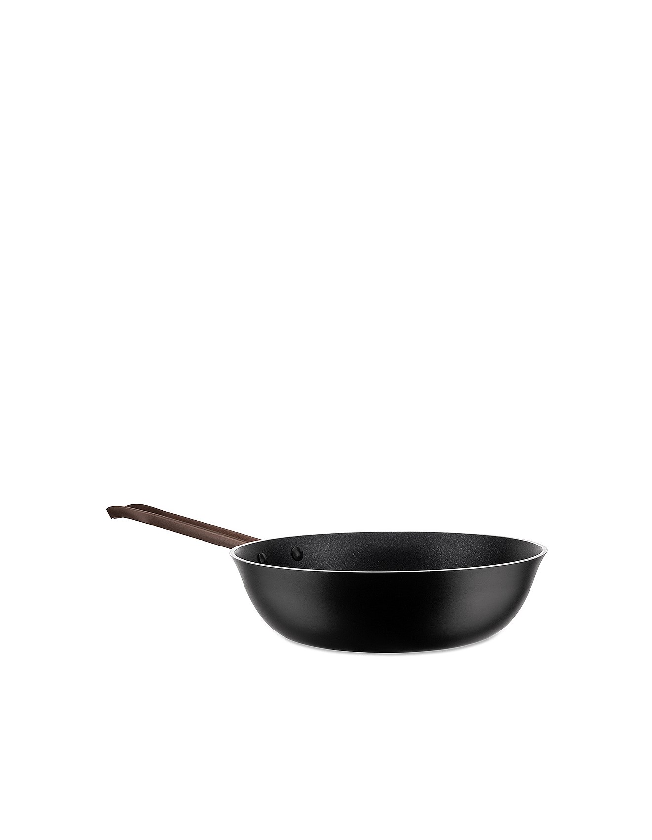 Alessi Edo Curved Frying Pan 28cm Black | David Jones