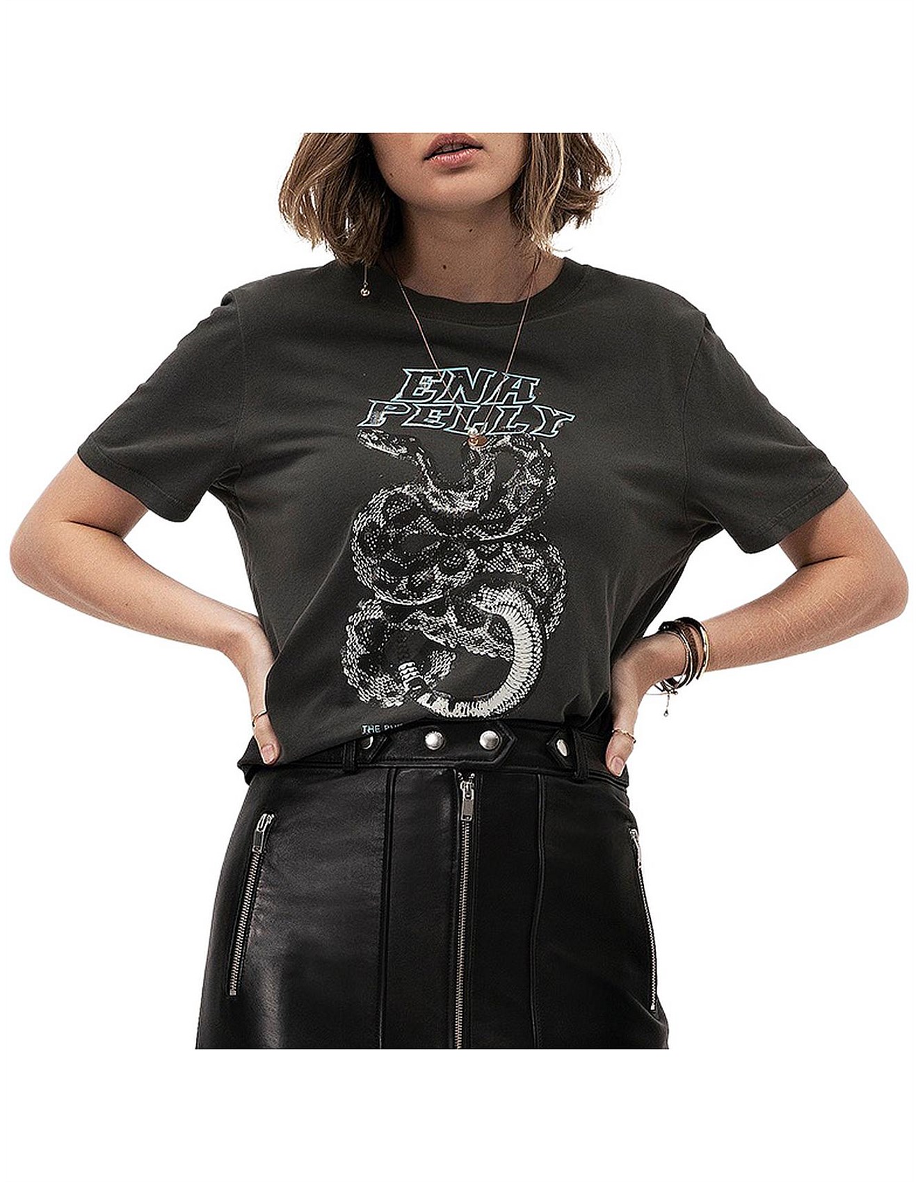 Ena Pelly Python Print Tee | David Jones