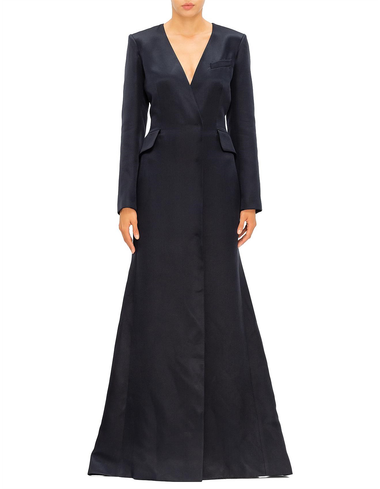 Carolina Herrera L/s V Nk Column Suit Gown | David Jones