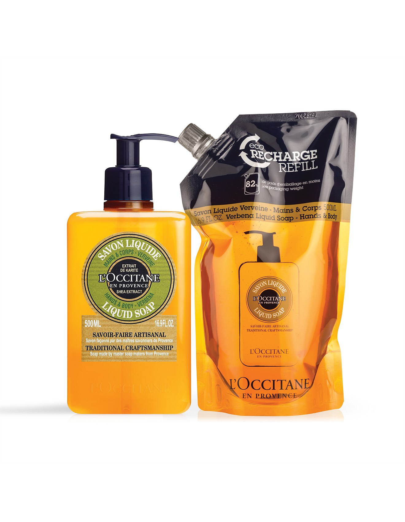 L'occitane Verbena Liquid Soap Eco Duo | David Jones
