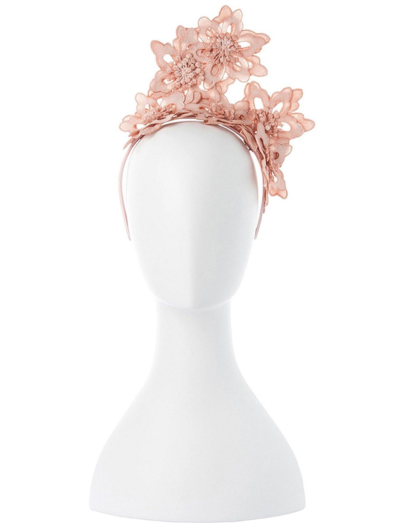 Crowns - everley floral lace fascinator