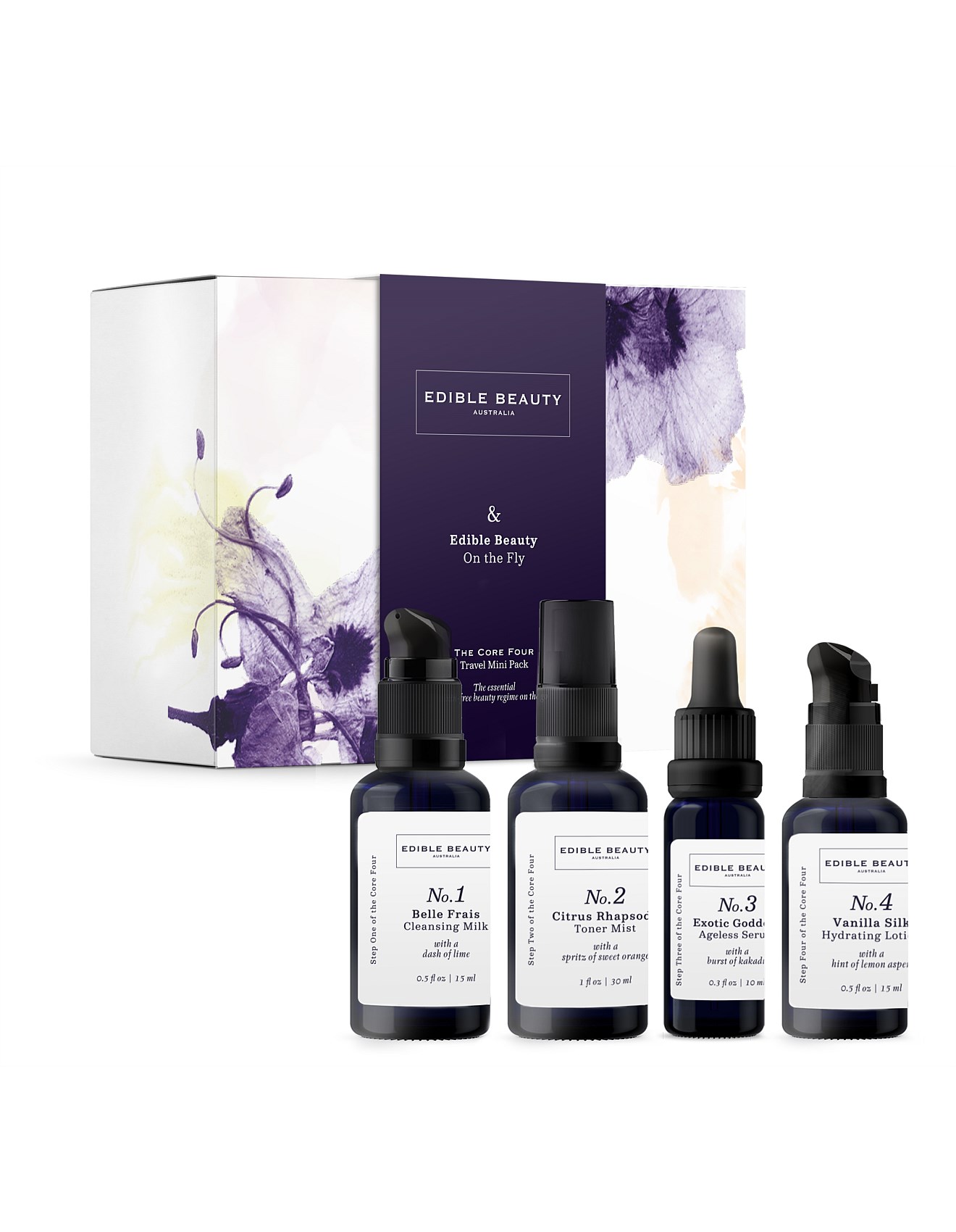 Edible Beauty 4 Piece Travel Mini Set | David Jones