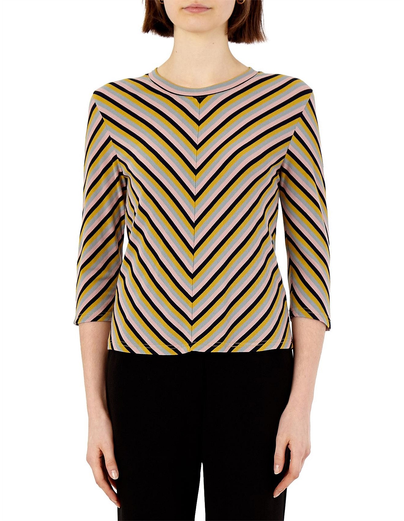 Sylvester Chevron Top | David Jones