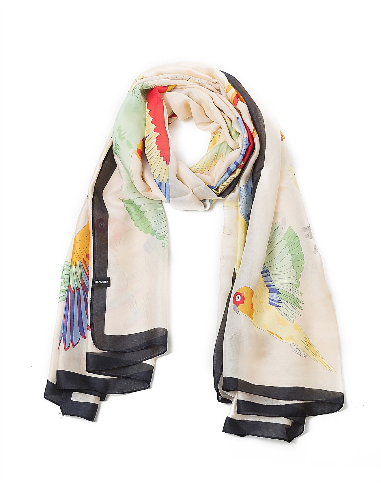 The Two Mrs Grenvilles Parrots Scarf | David Jones