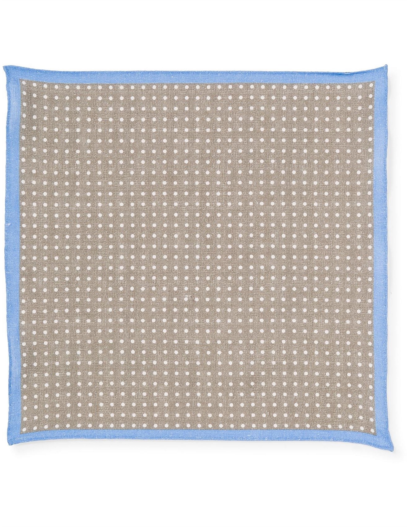 Altea Spotty Border Pocket Square | David Jones
