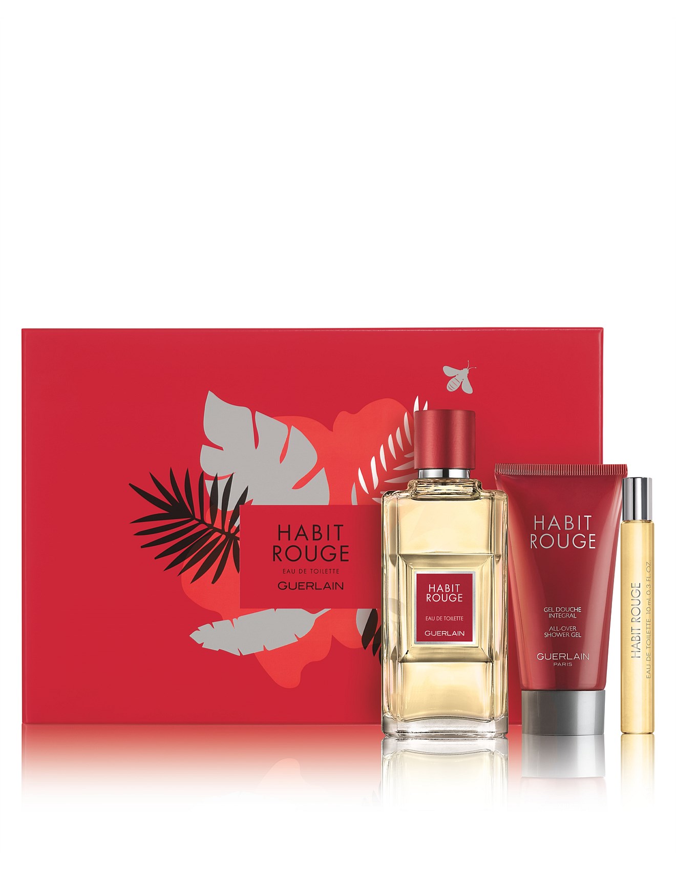 Guerlain Habit Rouge Edt Set | David Jones