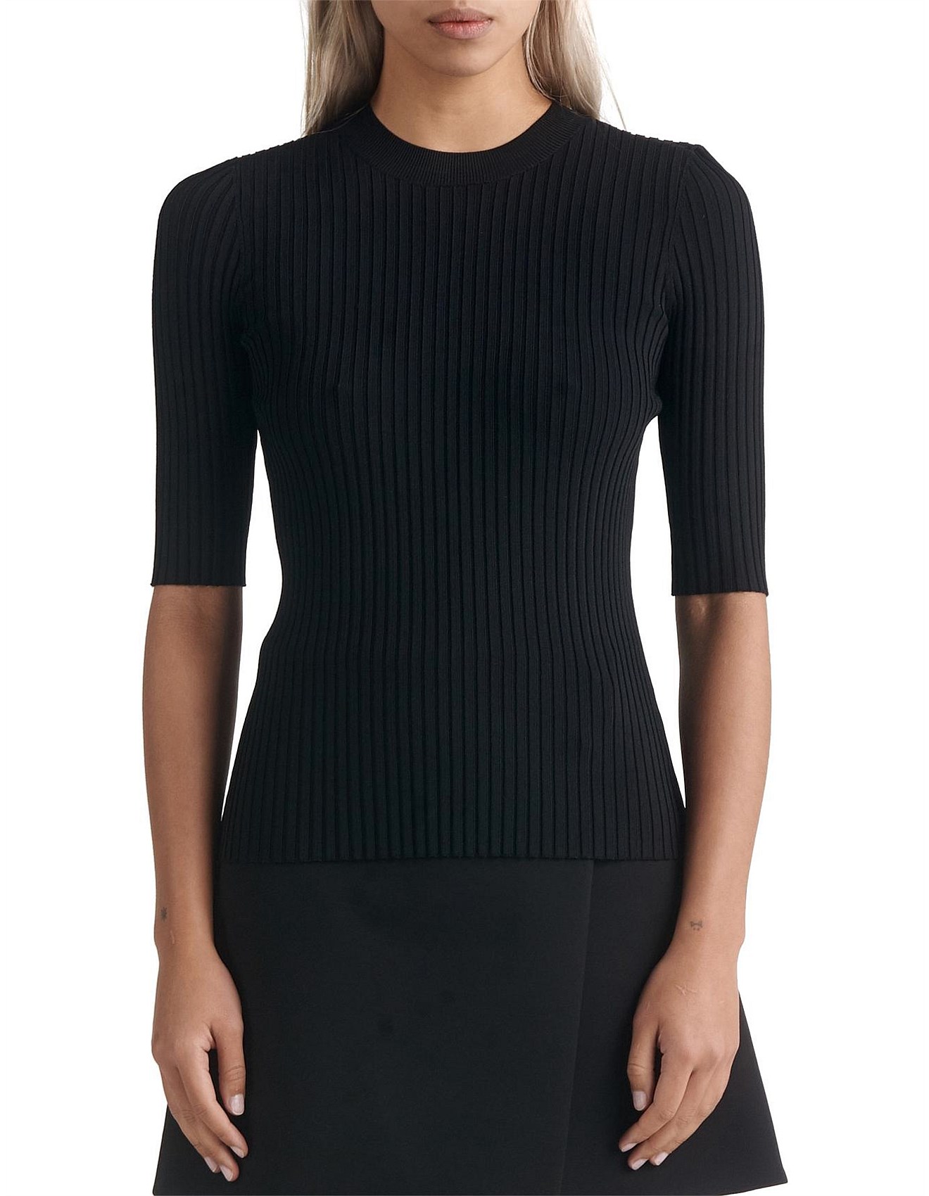 Dion Lee Stripe Rib Tee | David Jones