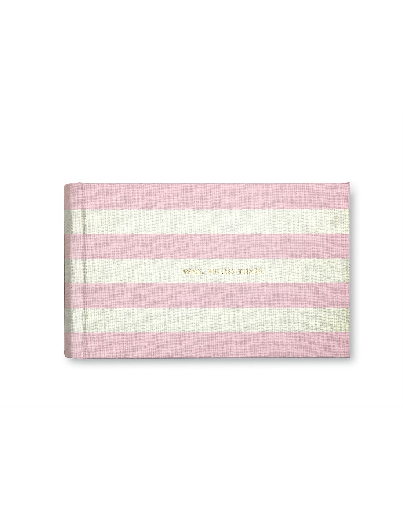 Kate Spade New York Photo Album Small Pink Stripe | David Jones