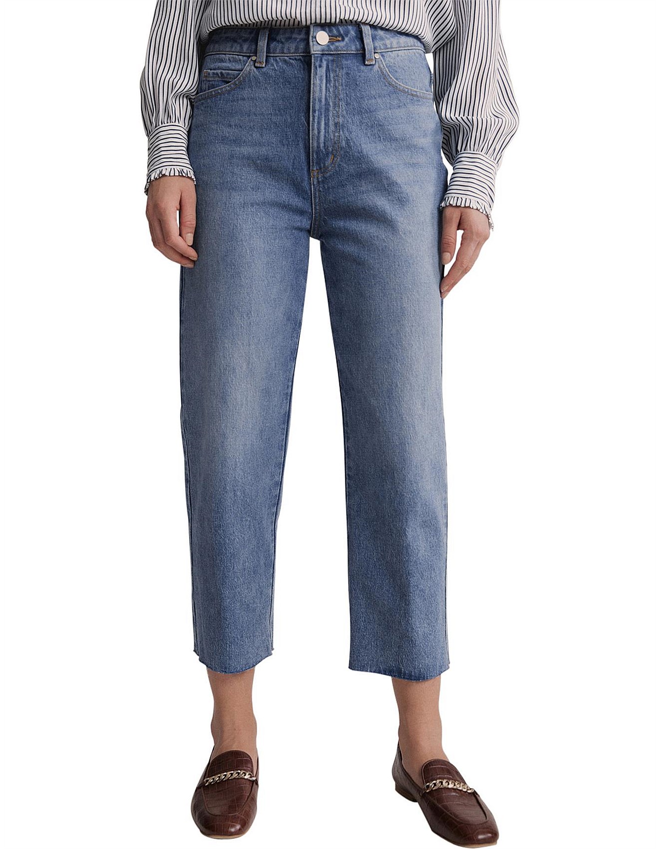 Women's Cropped Jeans | Buy Jeans Online | David Jones - HI WAIST ...