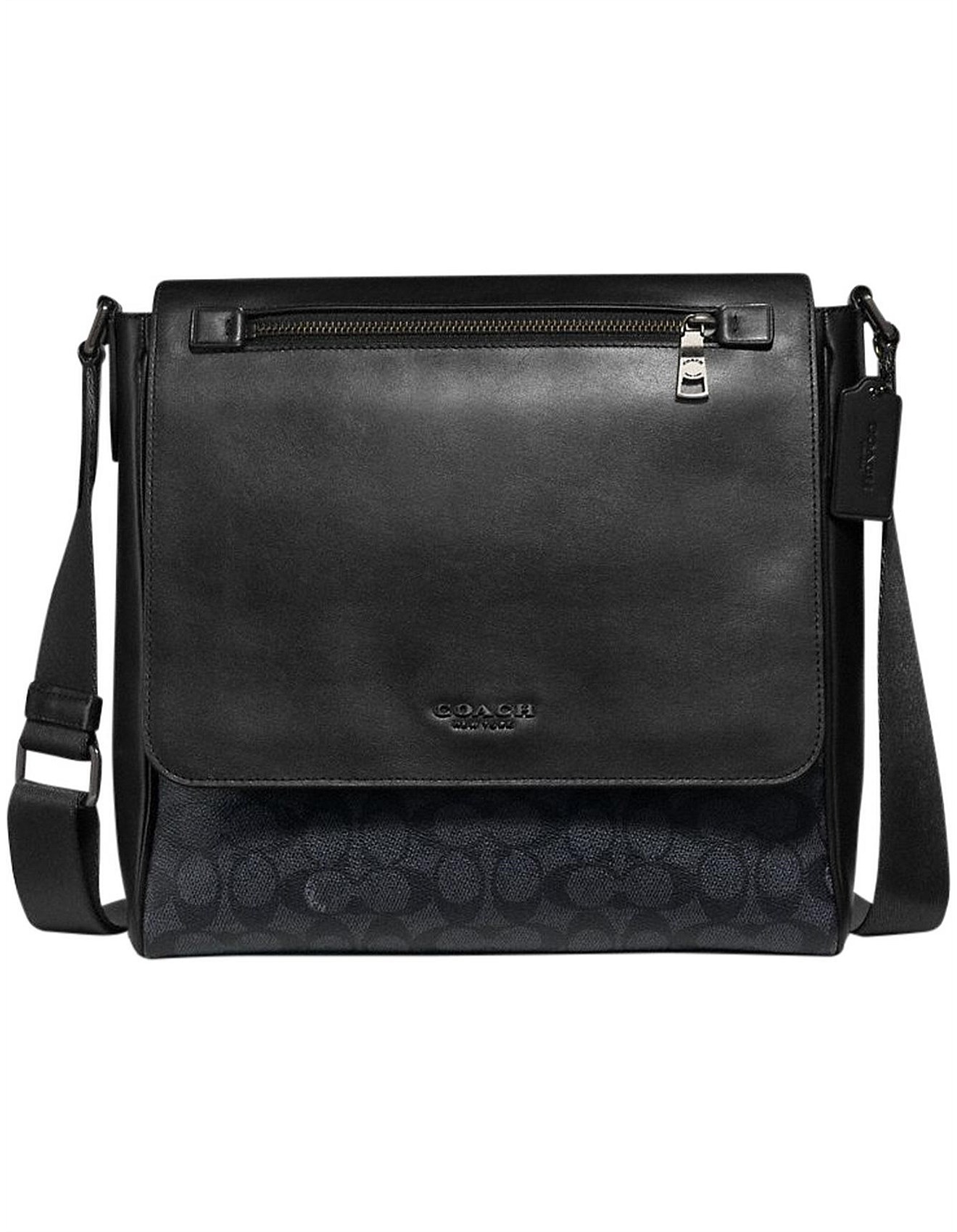 Coach Kennedy Map Bag In Signature Canvas | David Jones