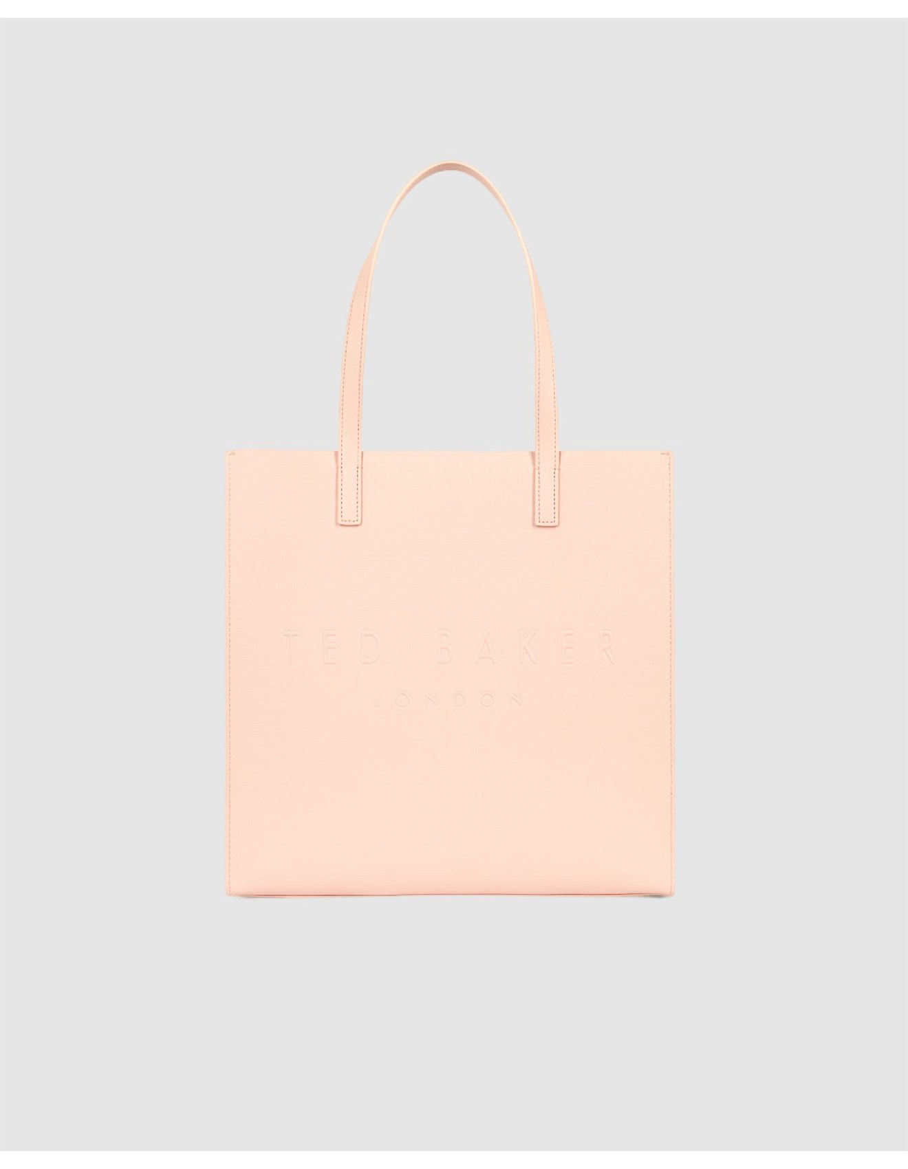 Ted Baker Soocon Large Pink Crosshatch Tote Bag | David Jones