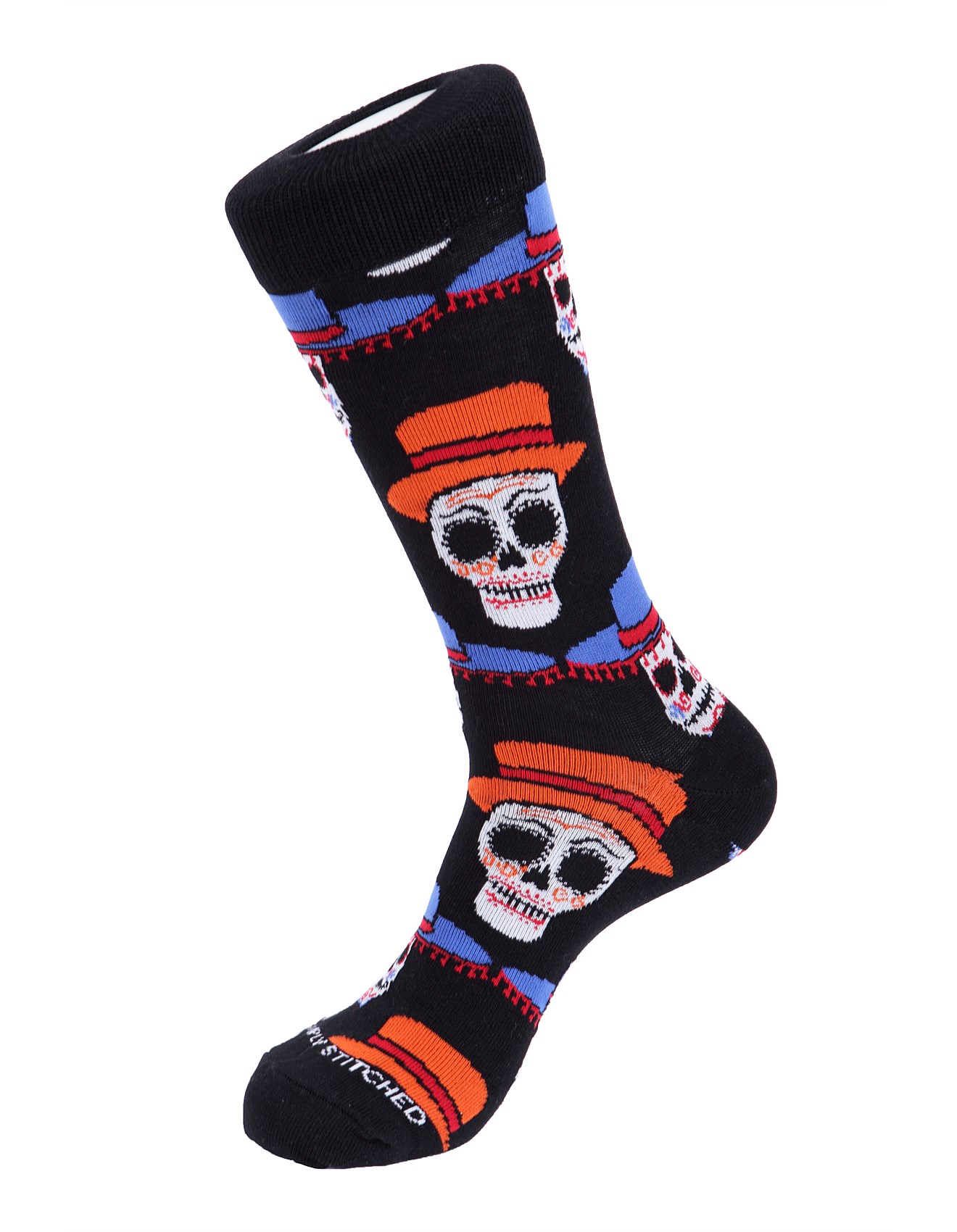 Unsimply Stitched Day Of the Dead Sock | David Jones