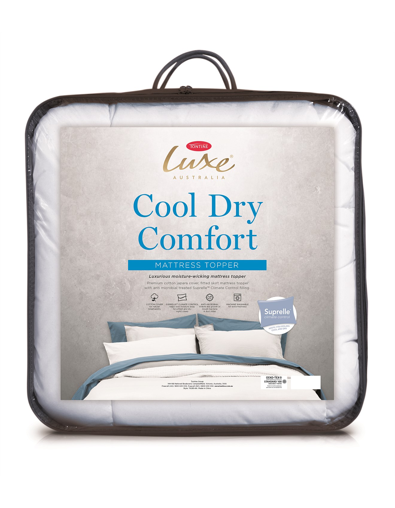 Tontine Luxe Cool Dry Comfort King Mattress Topper | David Jones