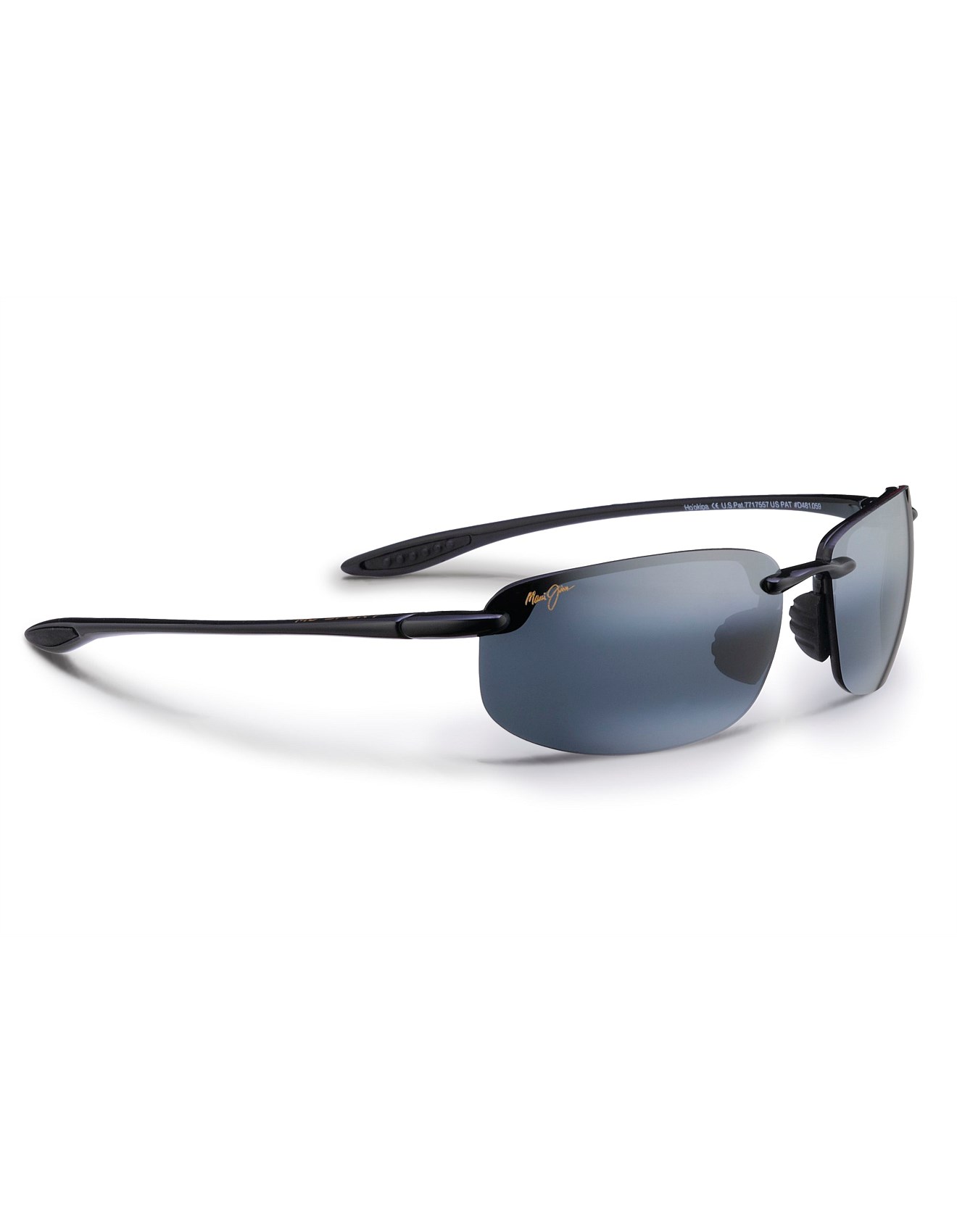 Maui Jim Ho'okipa Polarised Rimless Sunglasses | David Jones