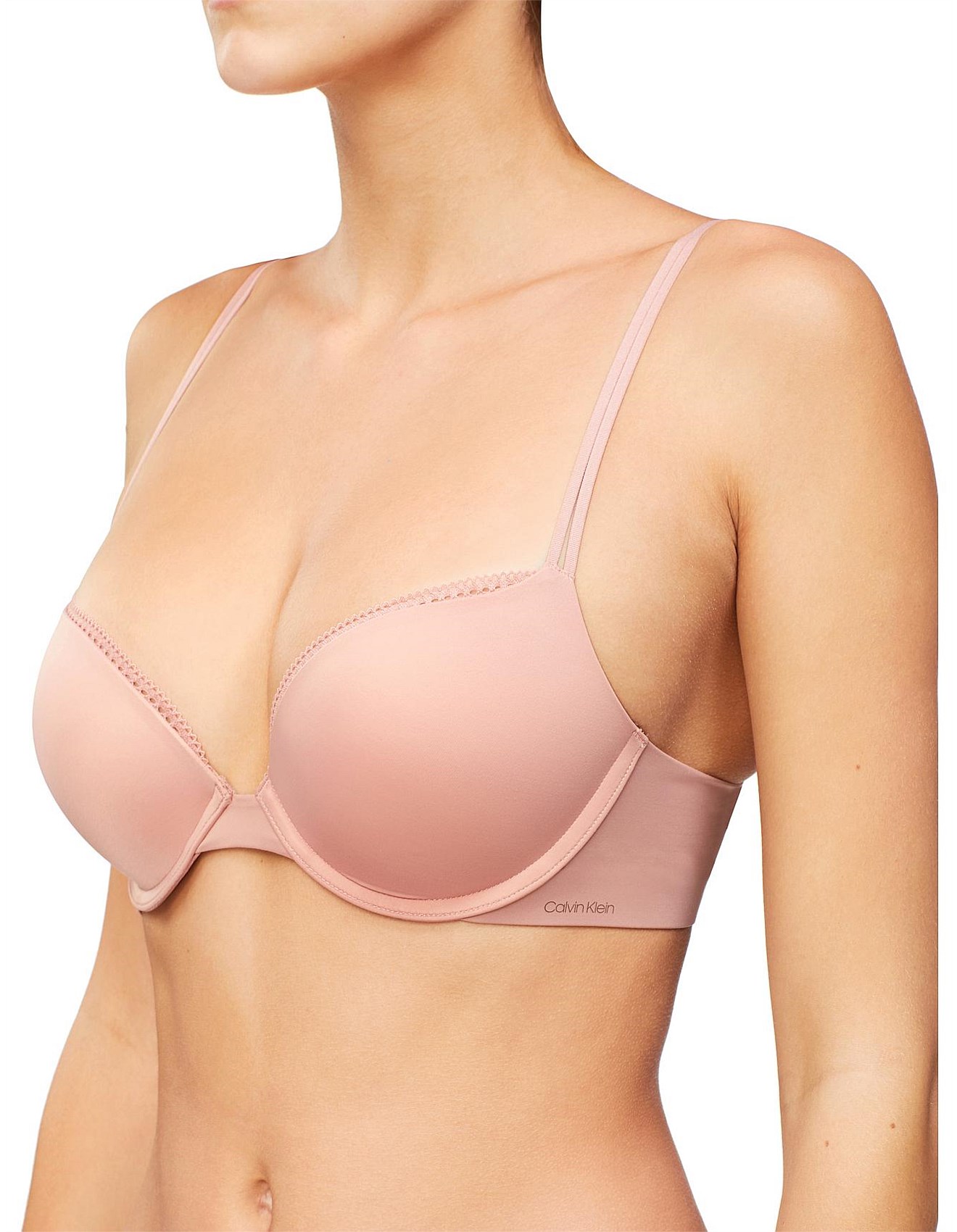 Calvin Klein Calvin Klein Liquid Touch Push Up Plunge Bra | David Jones
