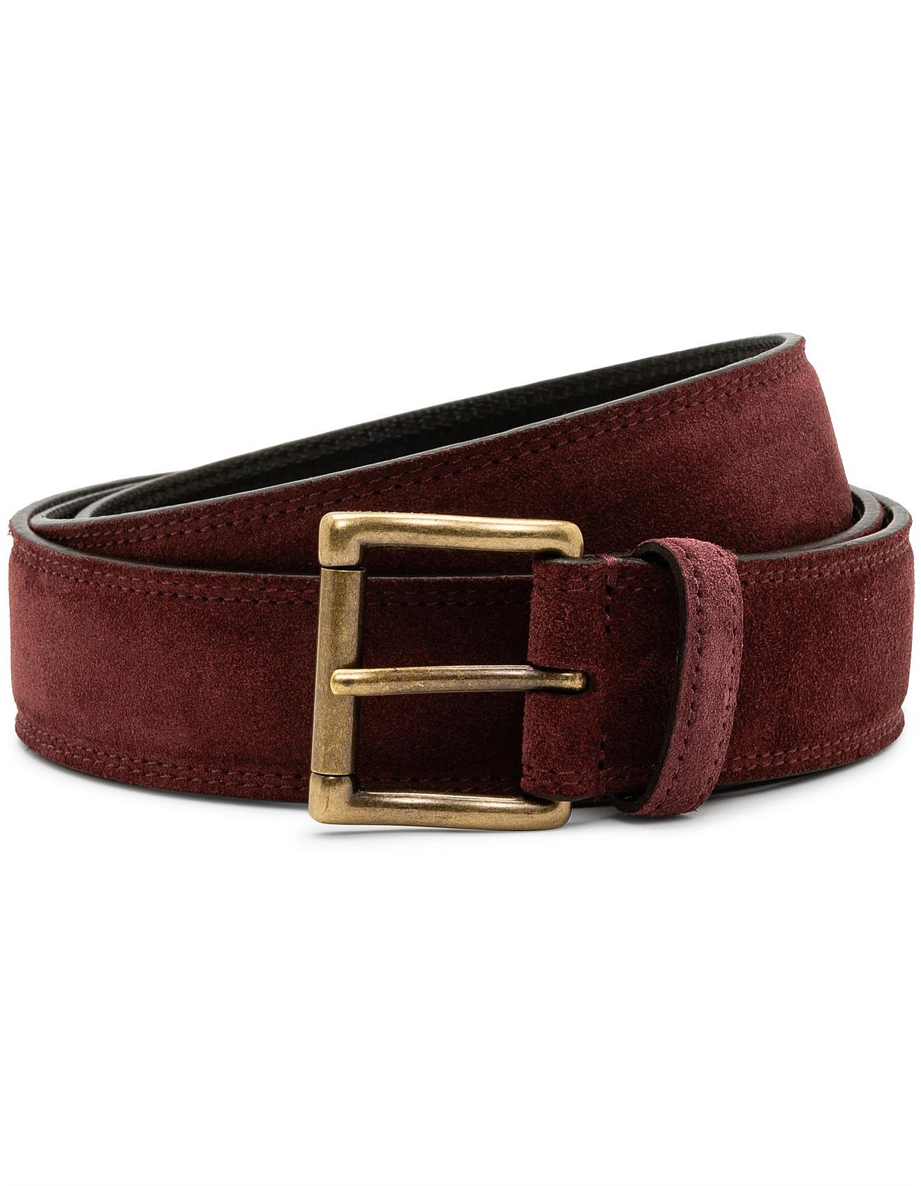 Pal Zileri Suede Leather Buckle Belt | David Jones