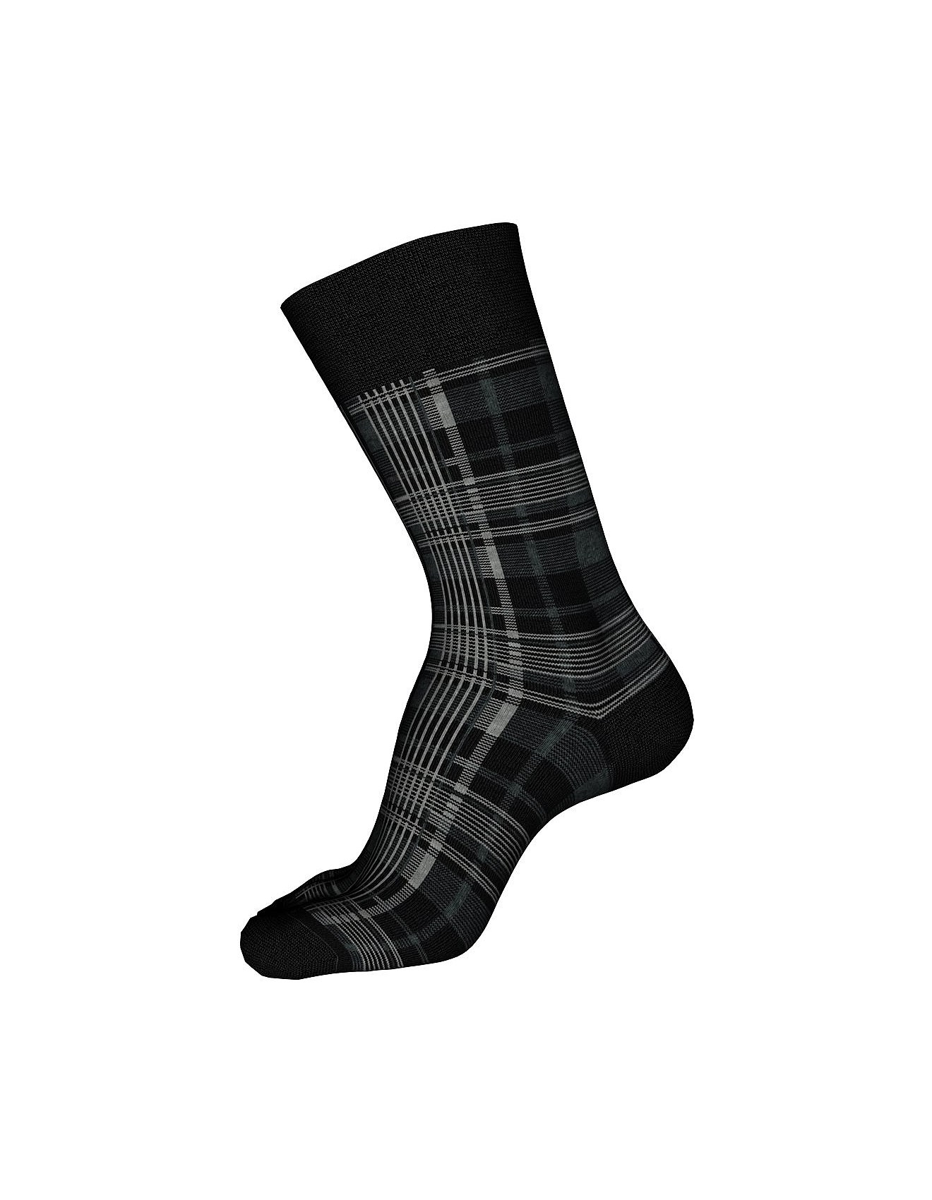 Boss Rs Check Sock | David Jones