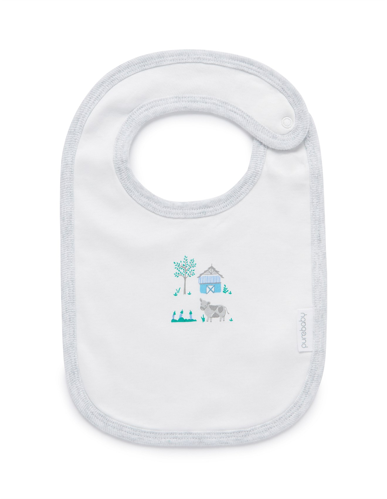 Purebaby Farm Yard Bib | David Jones
