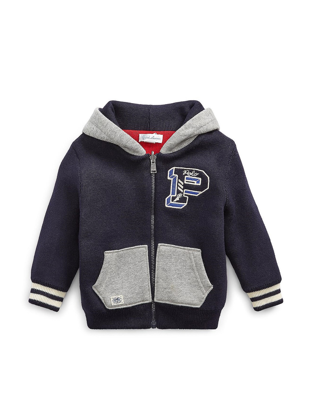 Polo Ralph Lauren Ls Vrsty Jkt-tops-sweater (6-2 Months) | David Jones