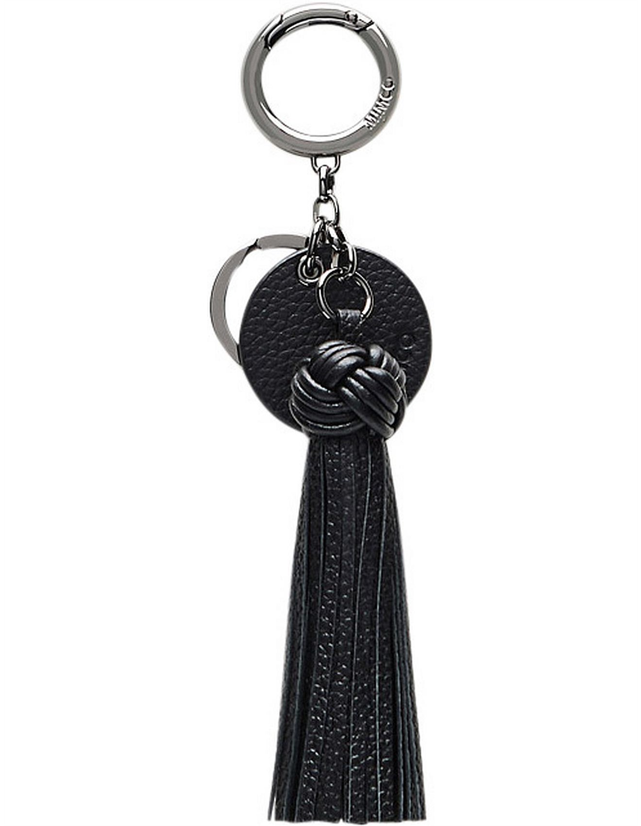 Mimco Astro Black Gunmetal Keyring | David Jones