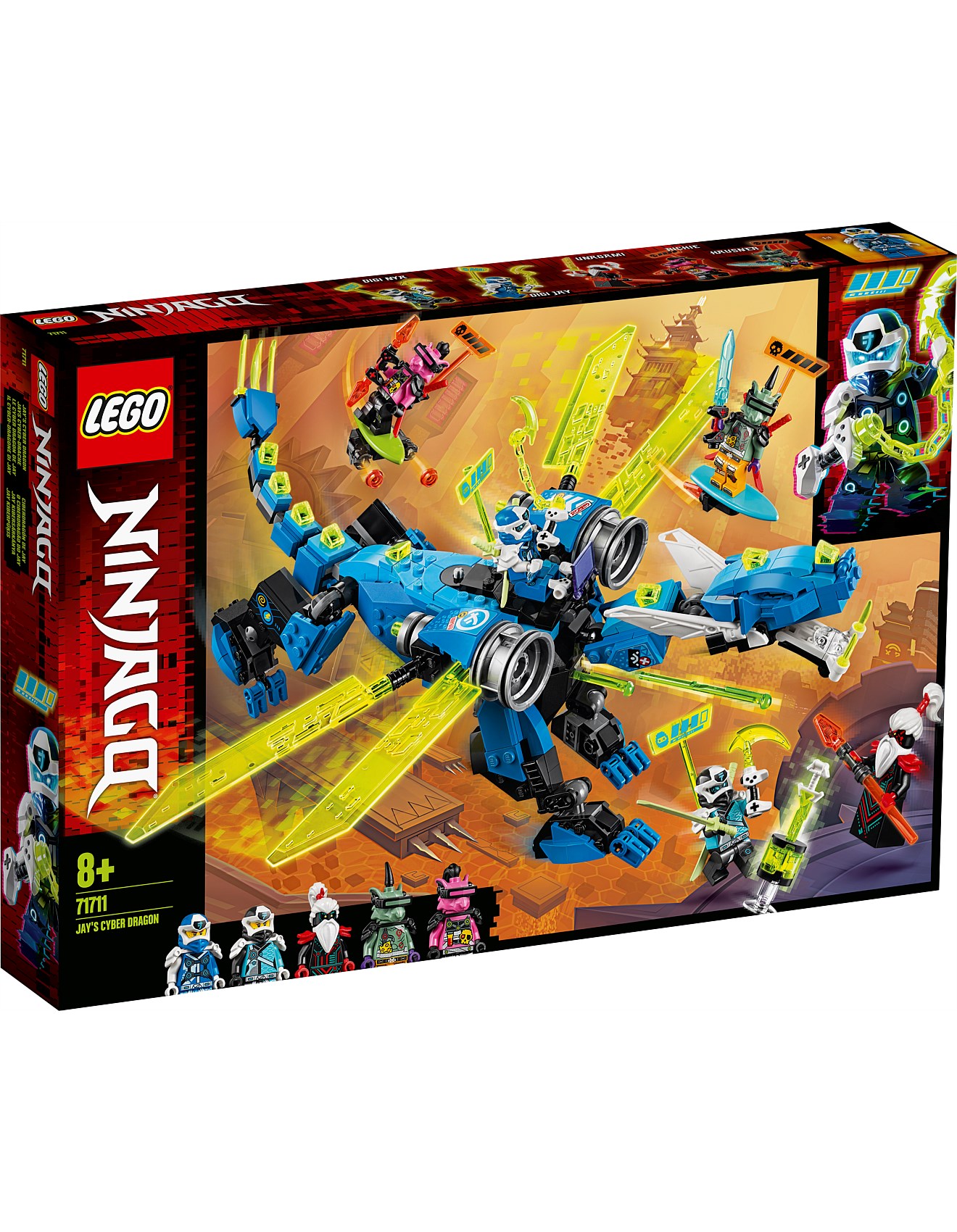 Lego 71711 Ninjago Jay's Cyber Dragon | David Jones