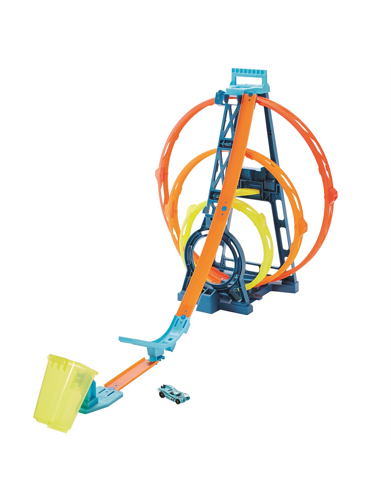 Hot Wheels Hw Track Builder Triple Loop Kit | David Jones