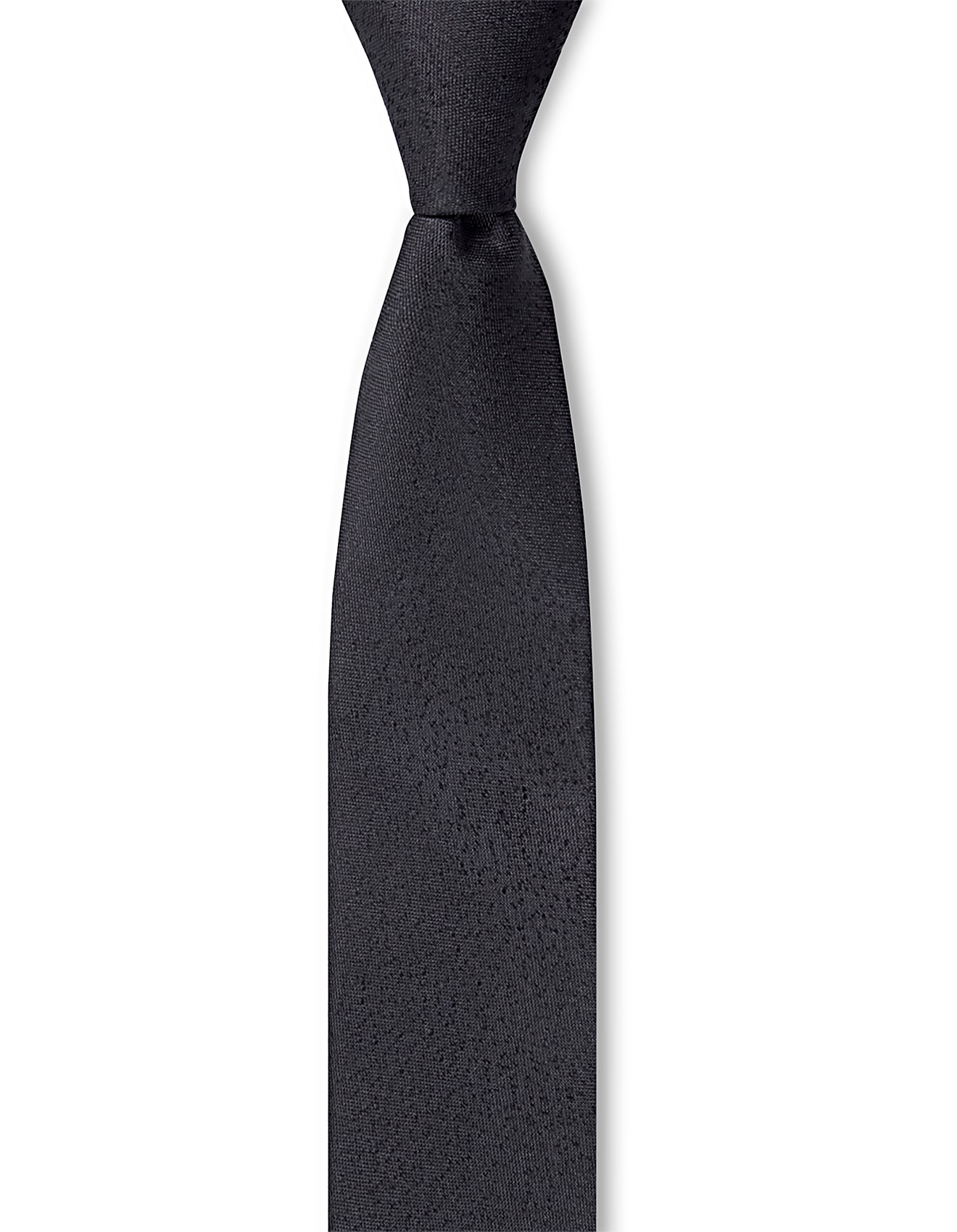 Uber Stone Static Silk Tie | David Jones
